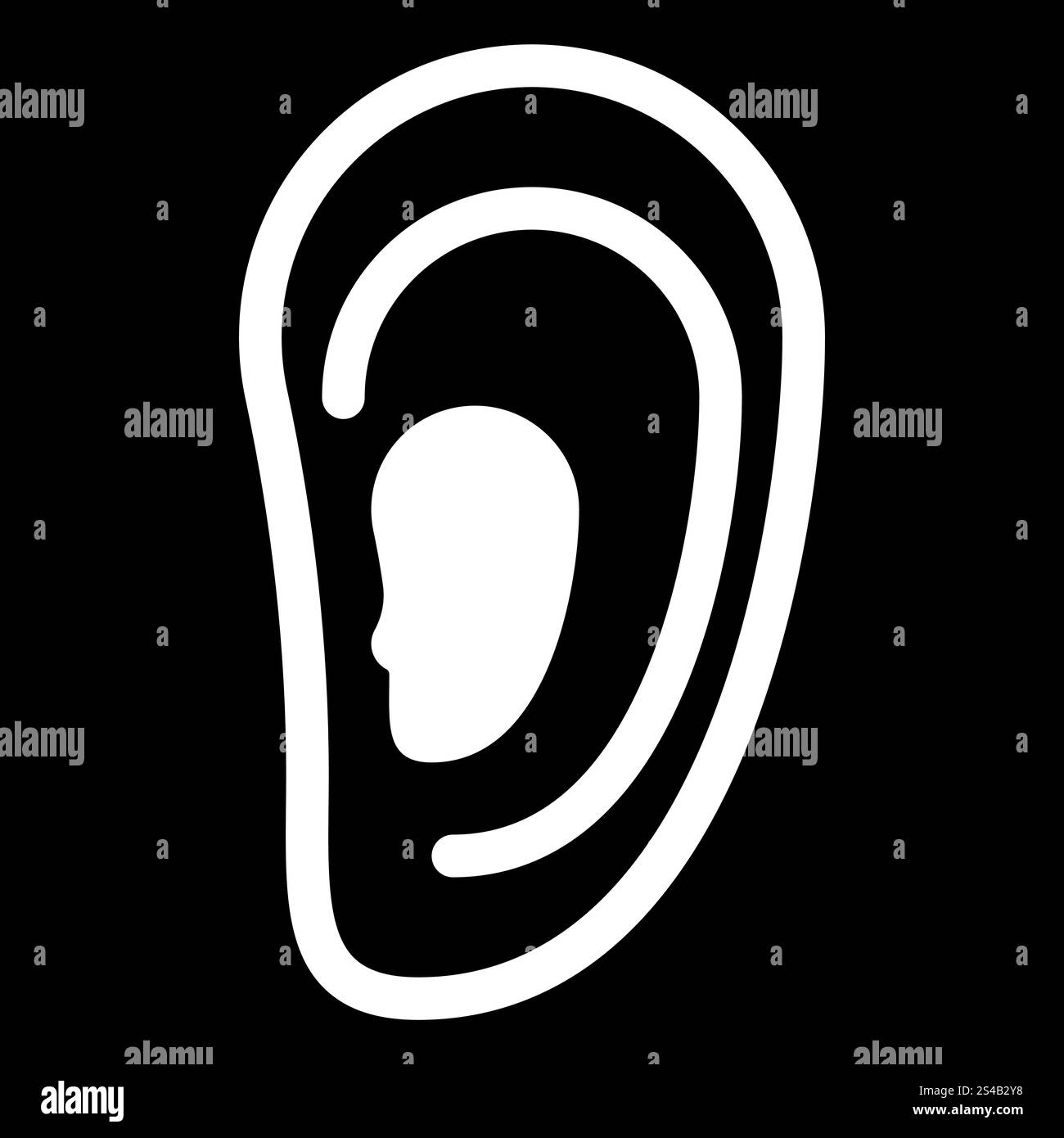 Ear icon Stock Vector Image & Art - Alamy