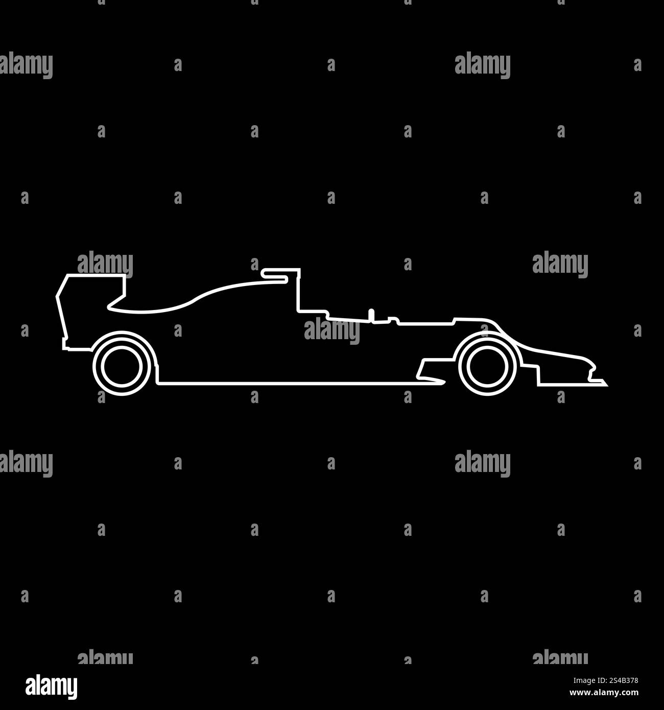 A cart race Stock Vector Images - Alamy