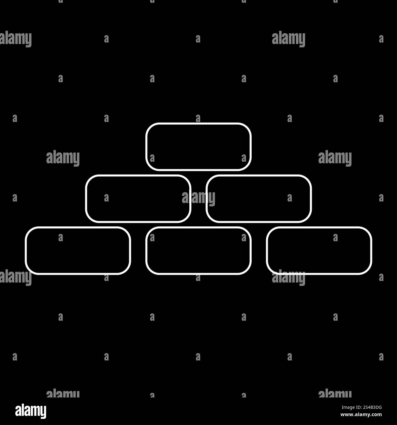 Pyramid white icon Stock Vector Image & Art - Alamy