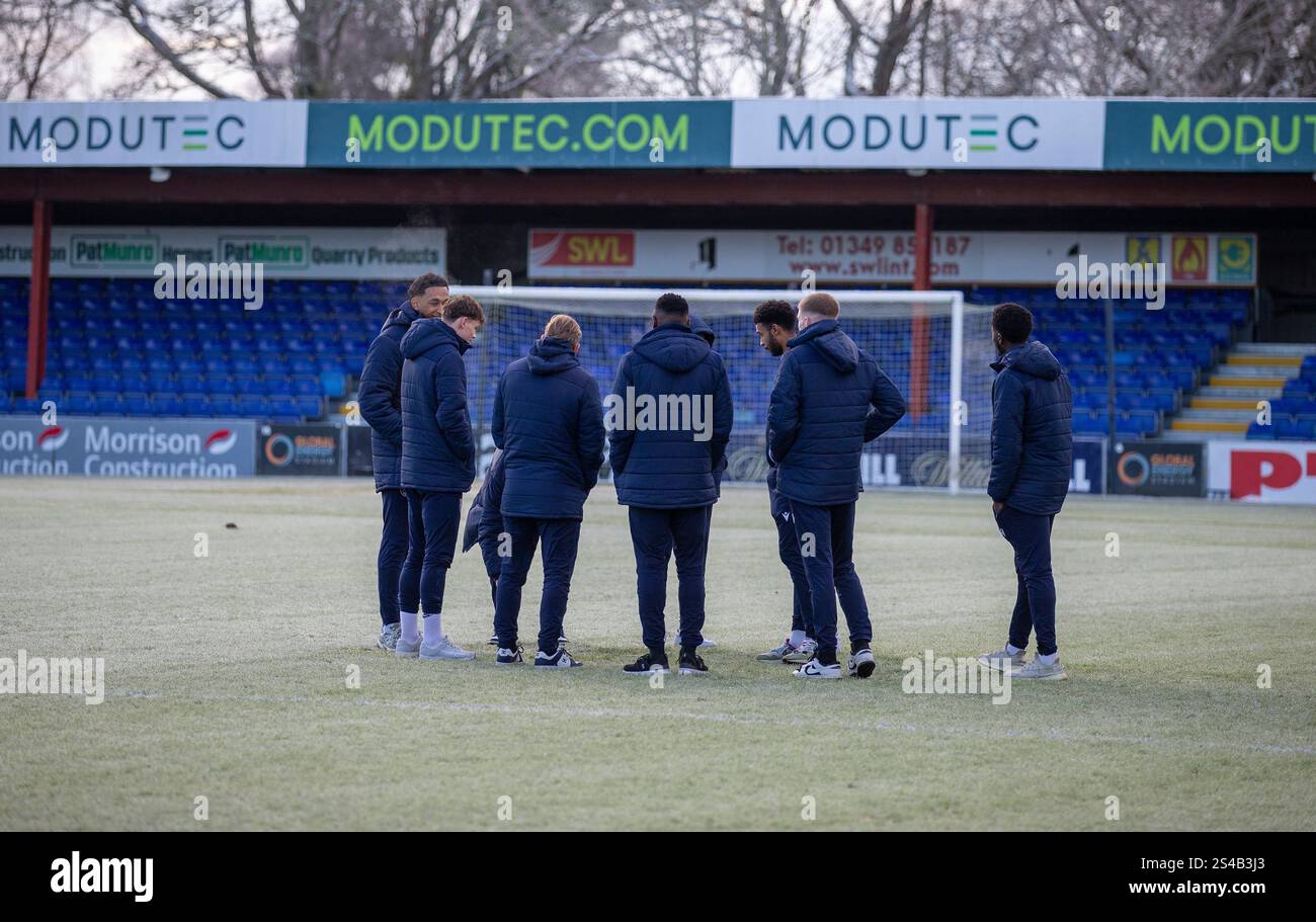 Dingwall, Scotland, UK. 11th January 2025; Victoria Park, Dingwall ...