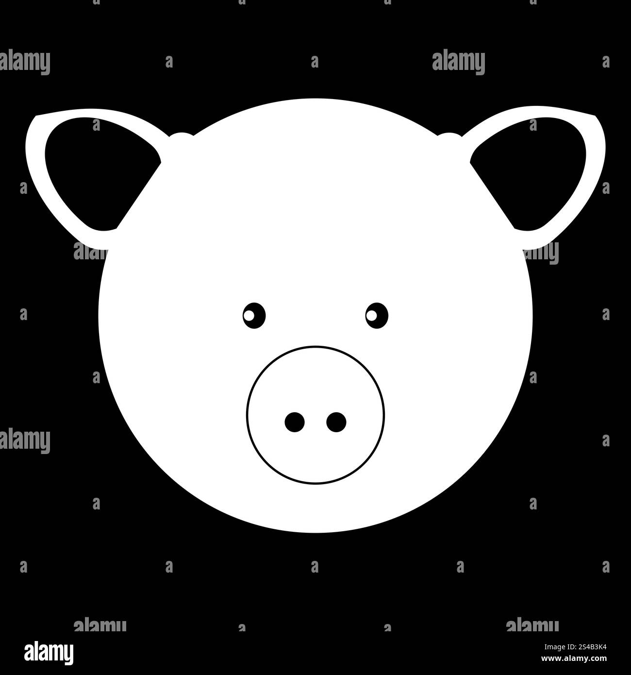 Pig head icon .. Pig head icon Stock Vector Image & Art - Alamy