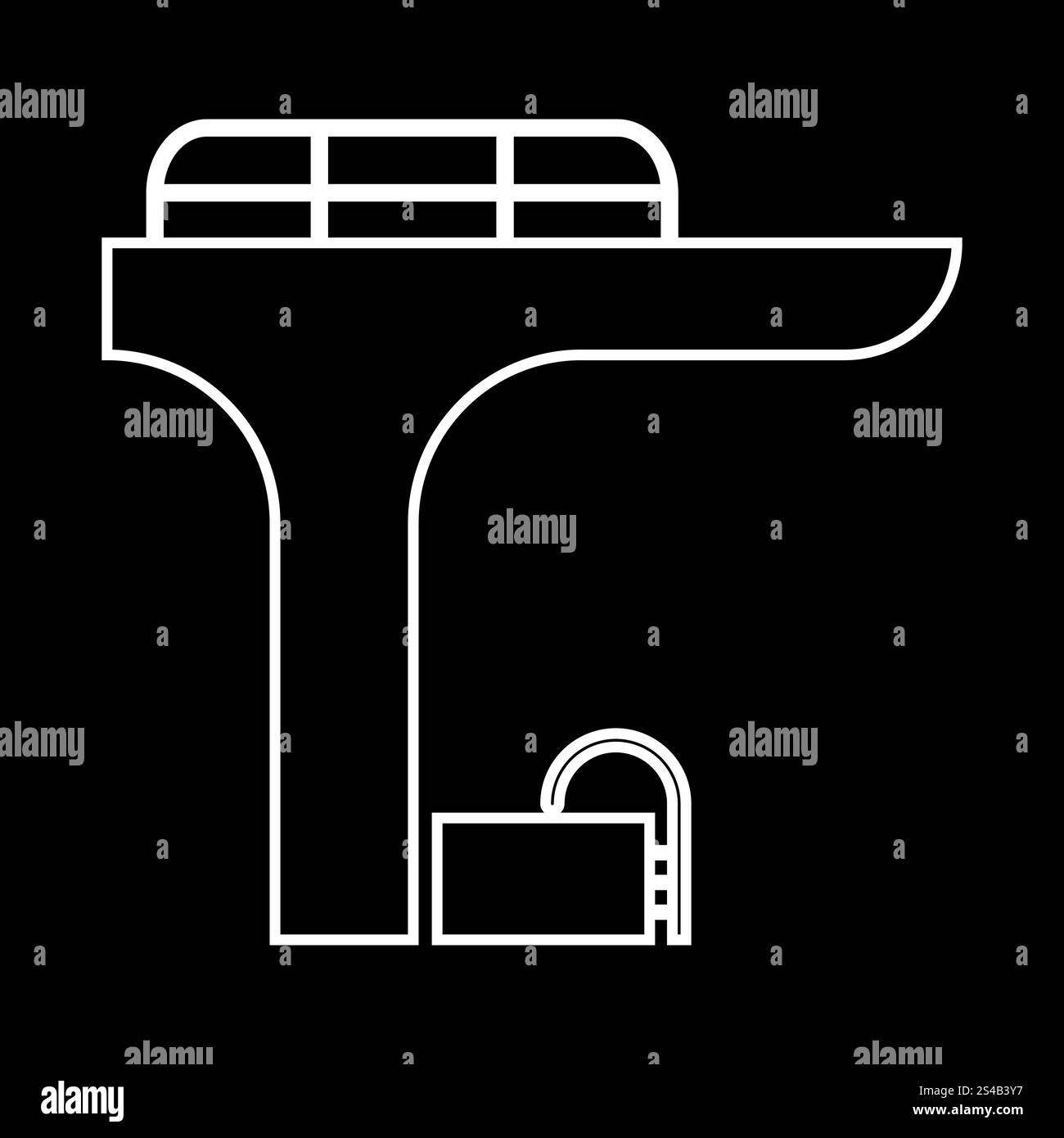 Pool equipment Black and White Stock Photos & Images - Alamy