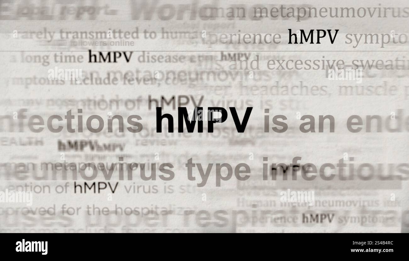 hMPV virus epidemic and metapneumovirus outbreak headline news across ...