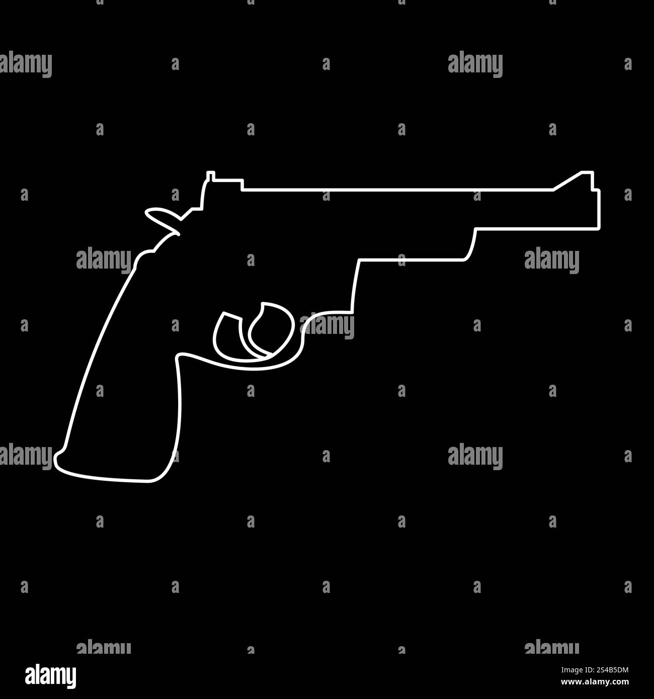 American revolver Black and White Stock Photos & Images - Alamy