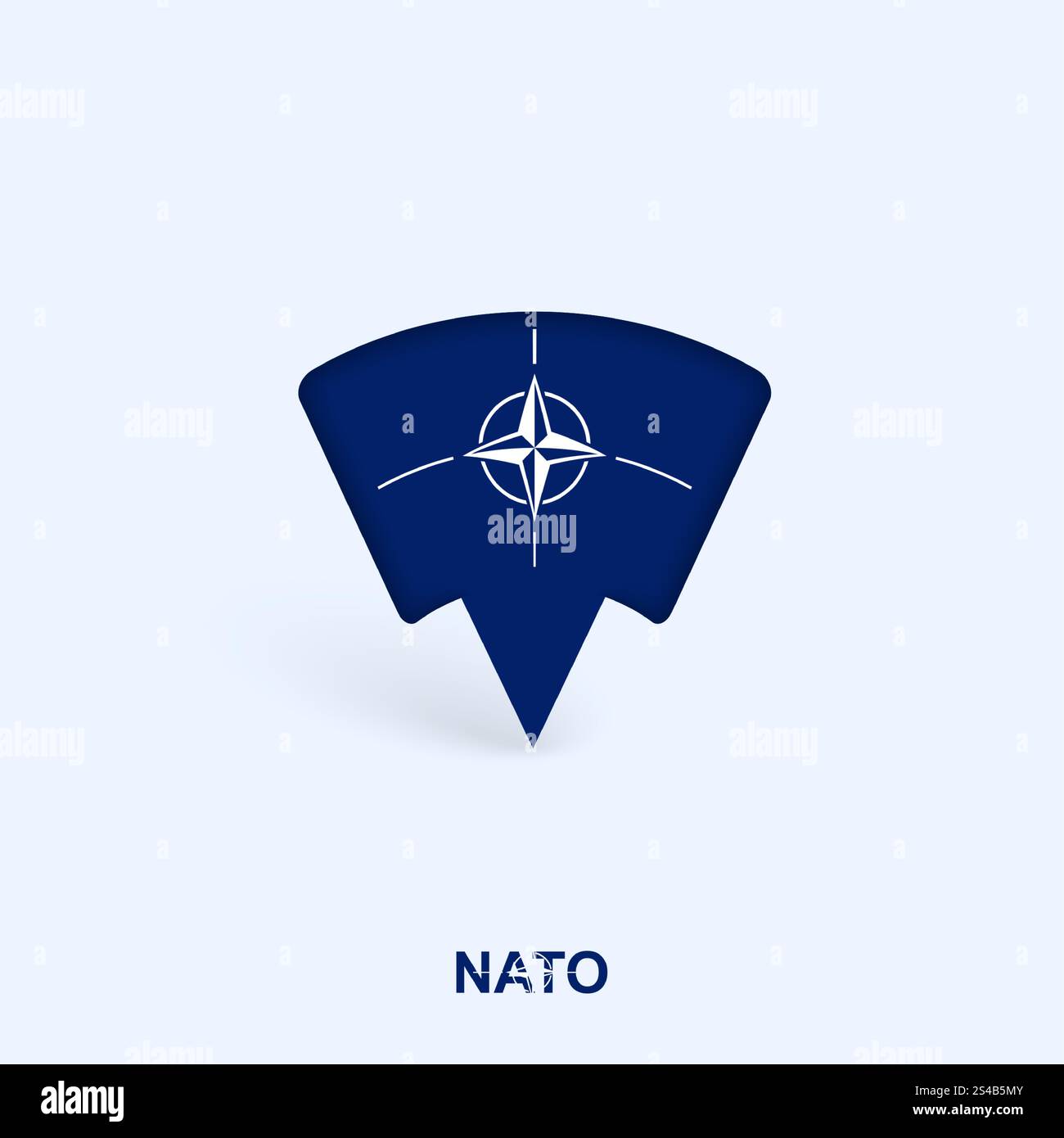 Nato map pin national hi-res stock photography and images - Alamy