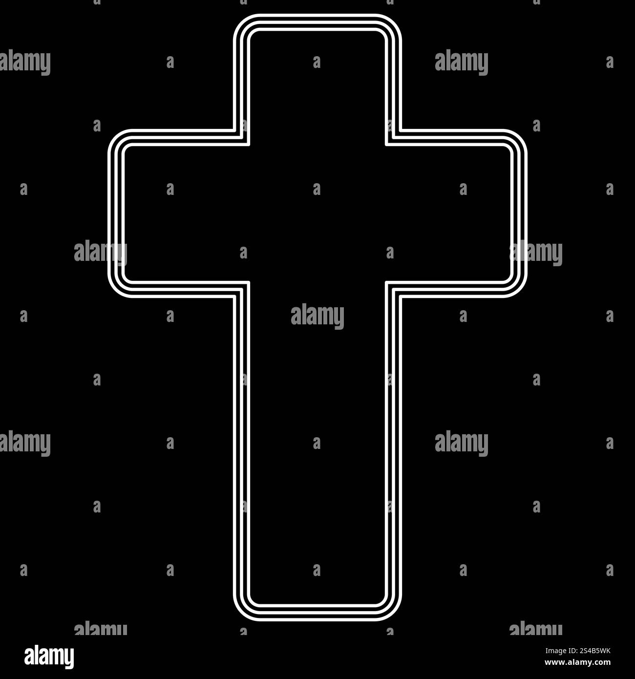 Church cross icon Stock Vector Image & Art - Alamy