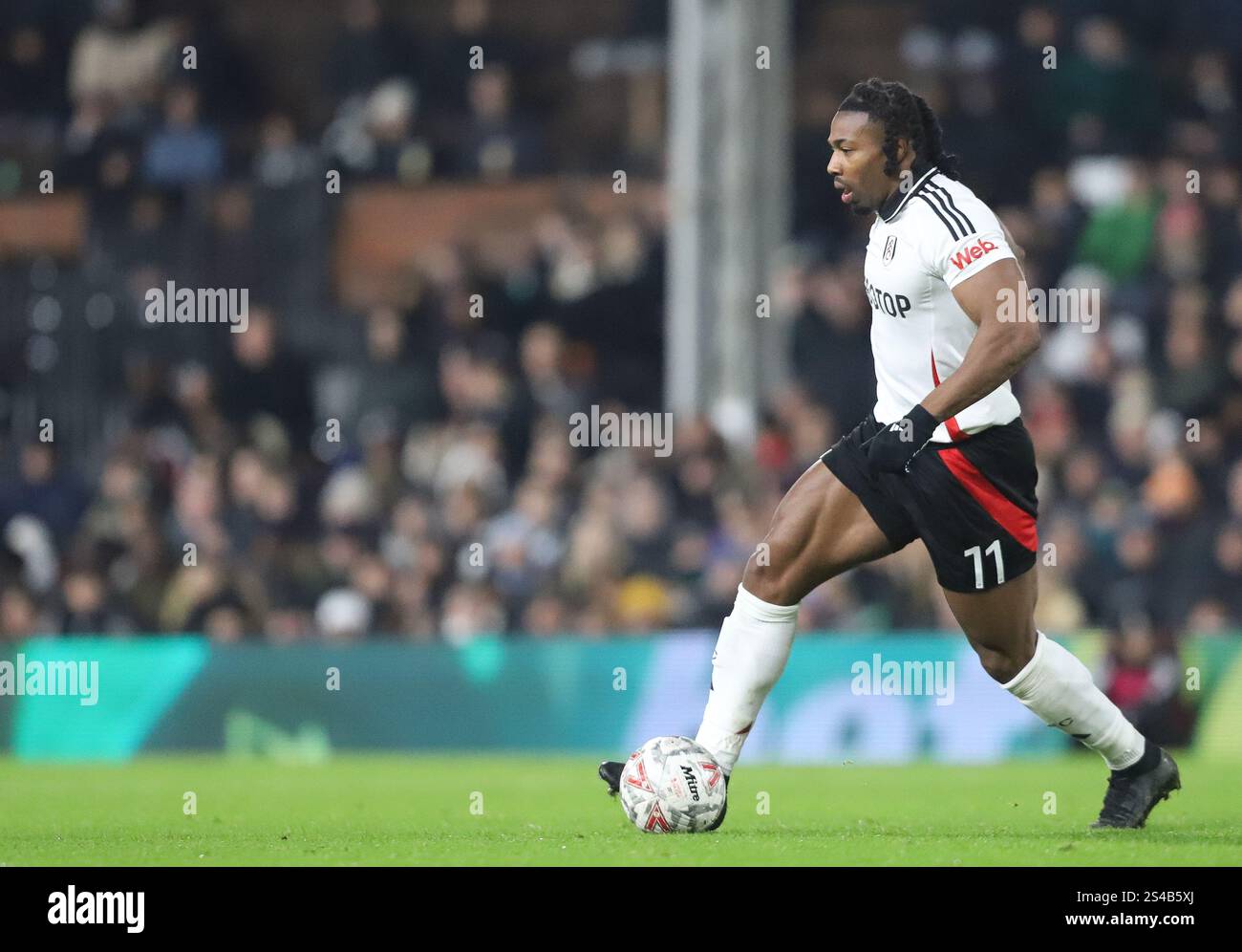 Adam Traoré of Fulham during the Emirates FA Cup Fourth Round match ...