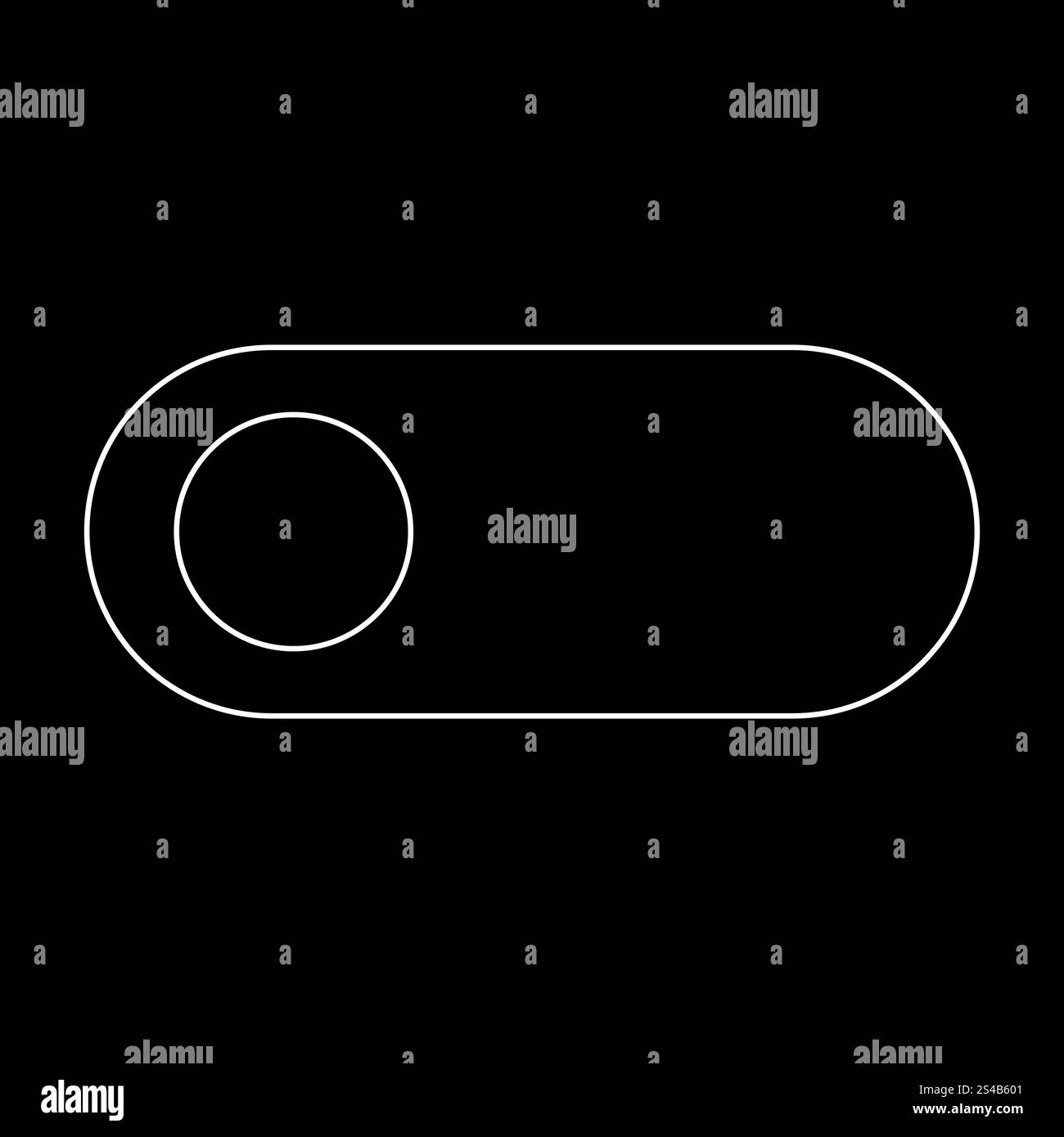 Toggle switch white icon Stock Vector Image & Art - Alamy