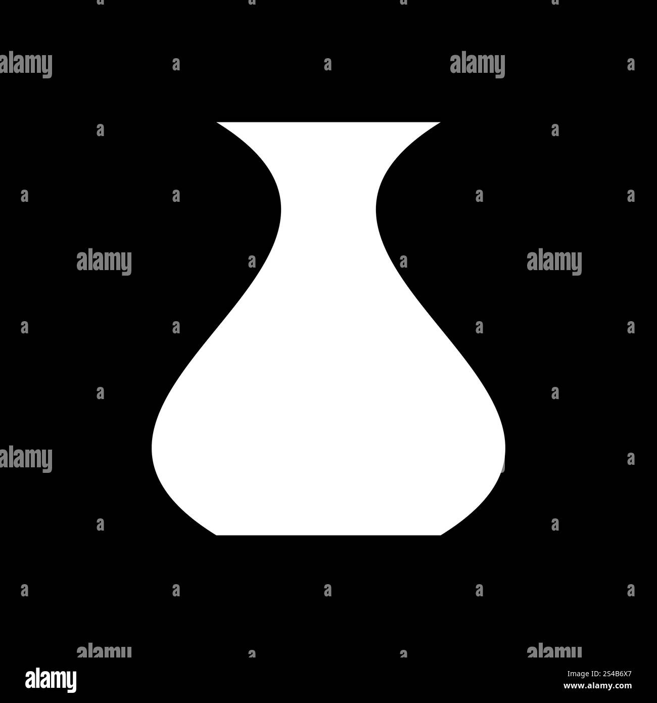Classic white ceramic glass Stock Vector Images - Alamy