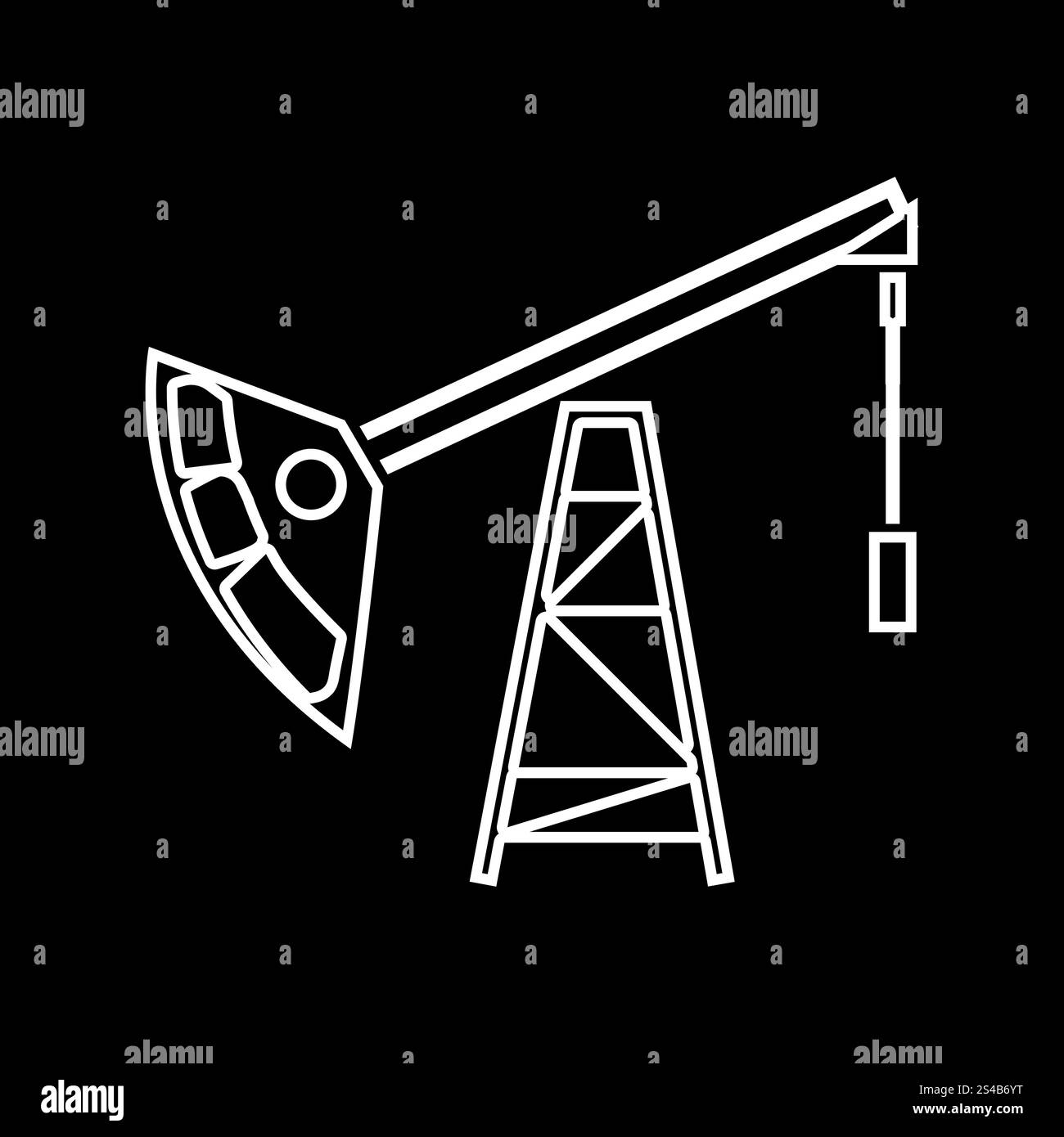 Oil rig icon Stock Vector Image & Art - Alamy