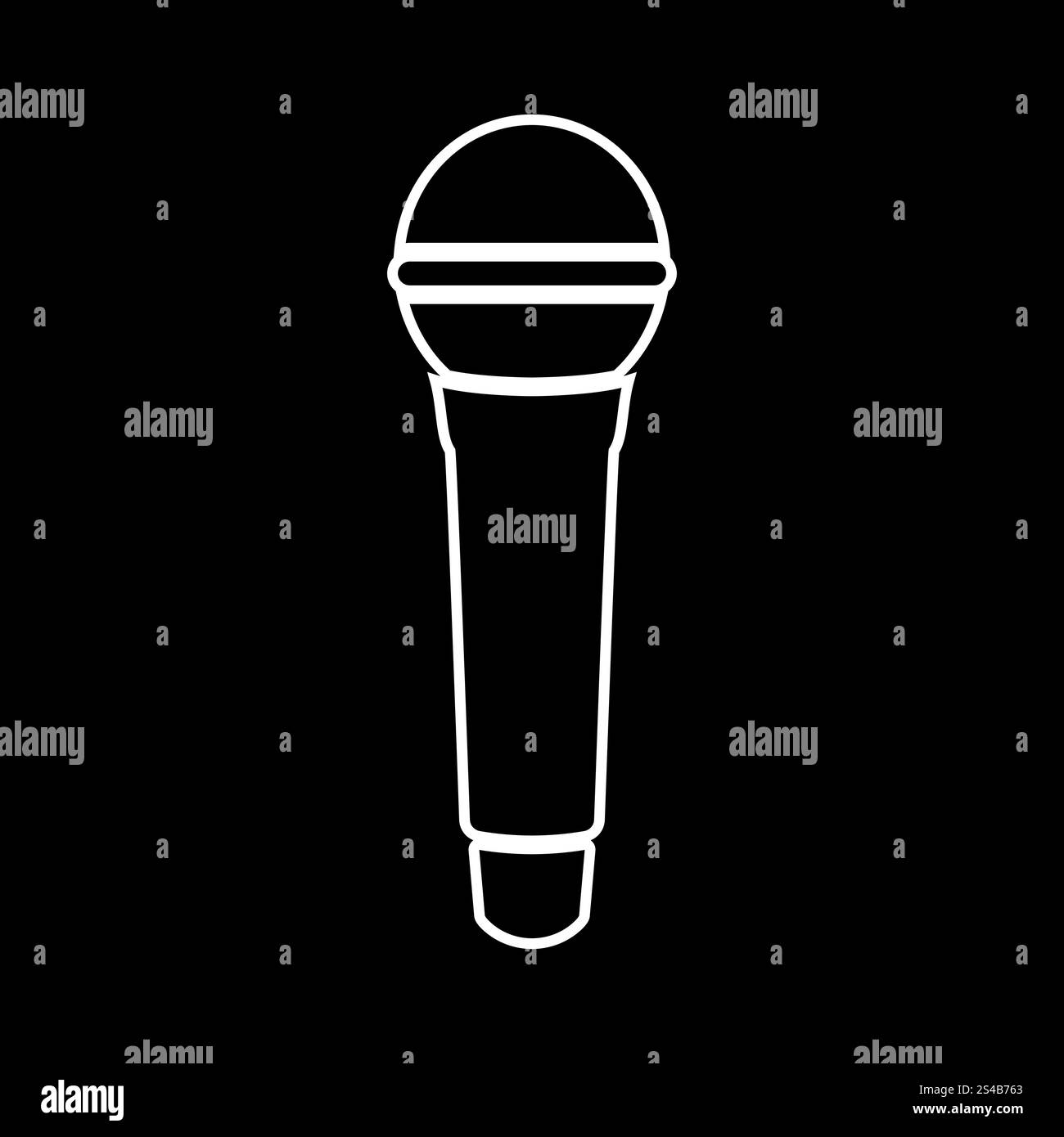 Icon microphone record Black and White Stock Photos & Images - Alamy