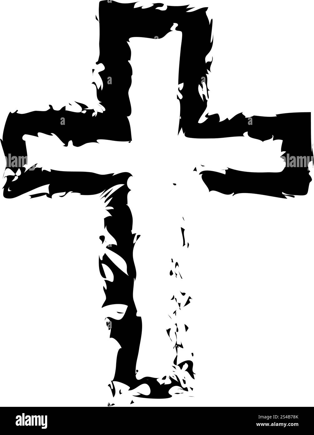 Cross black icon Stock Vector Image & Art - Alamy