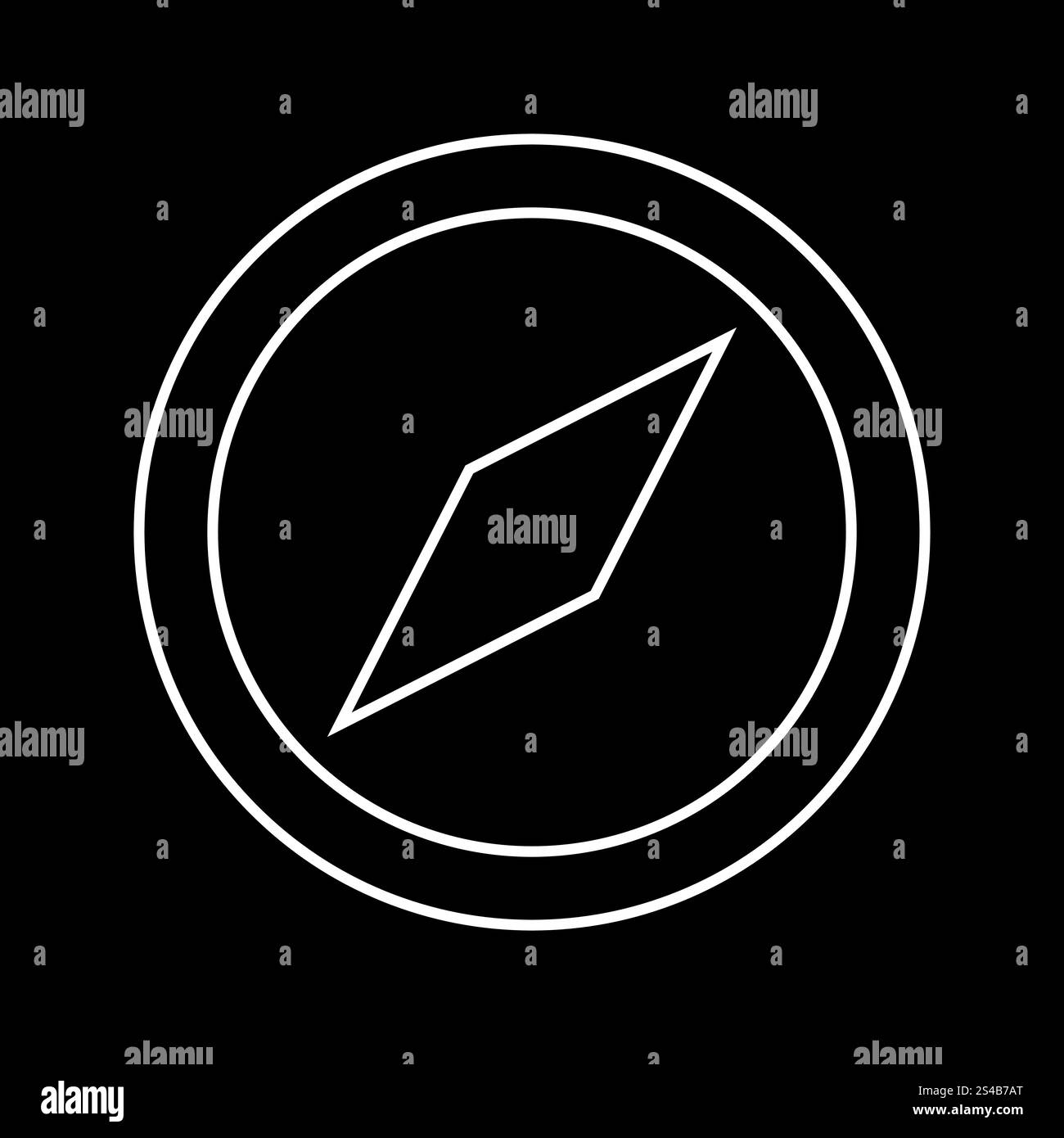 Compass Icon Stock Vector Image And Art Alamy