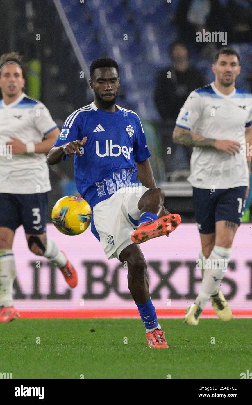 Roma, Italia. 10th Jan, 2025. Como's Alieu Fadera during the Serie A ...