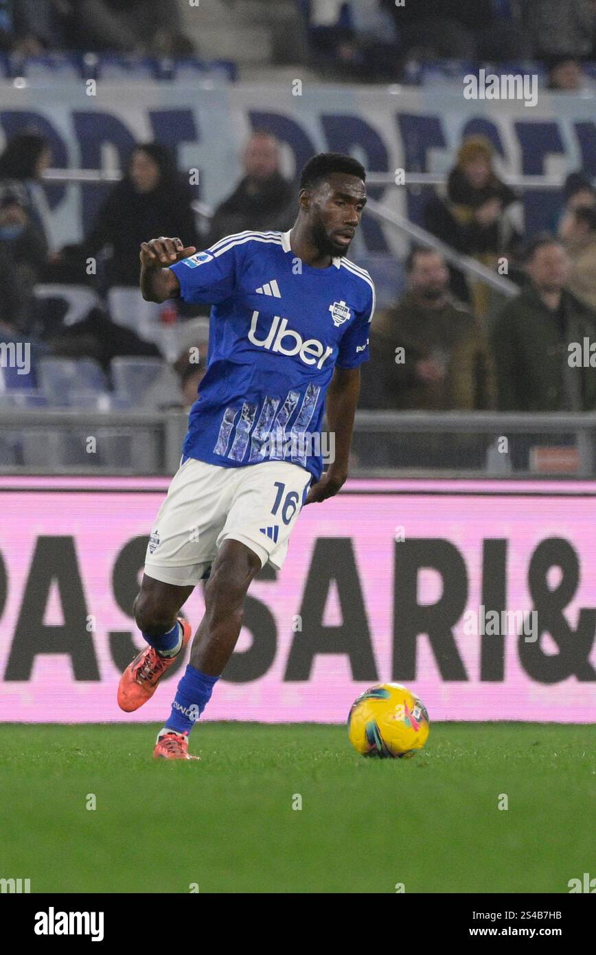 Roma, Italia. 10th Jan, 2025. Como's Alieu Fadera during the Serie A ...