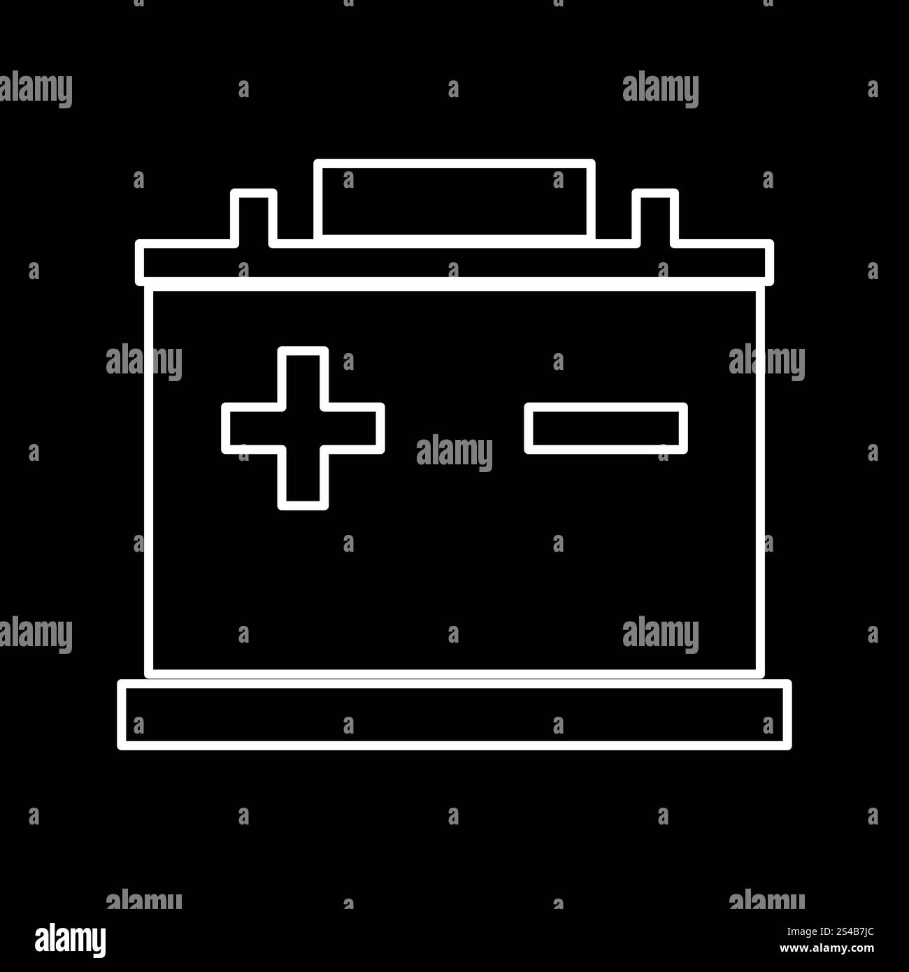 Car battery icon Stock Vector Image & Art - Alamy