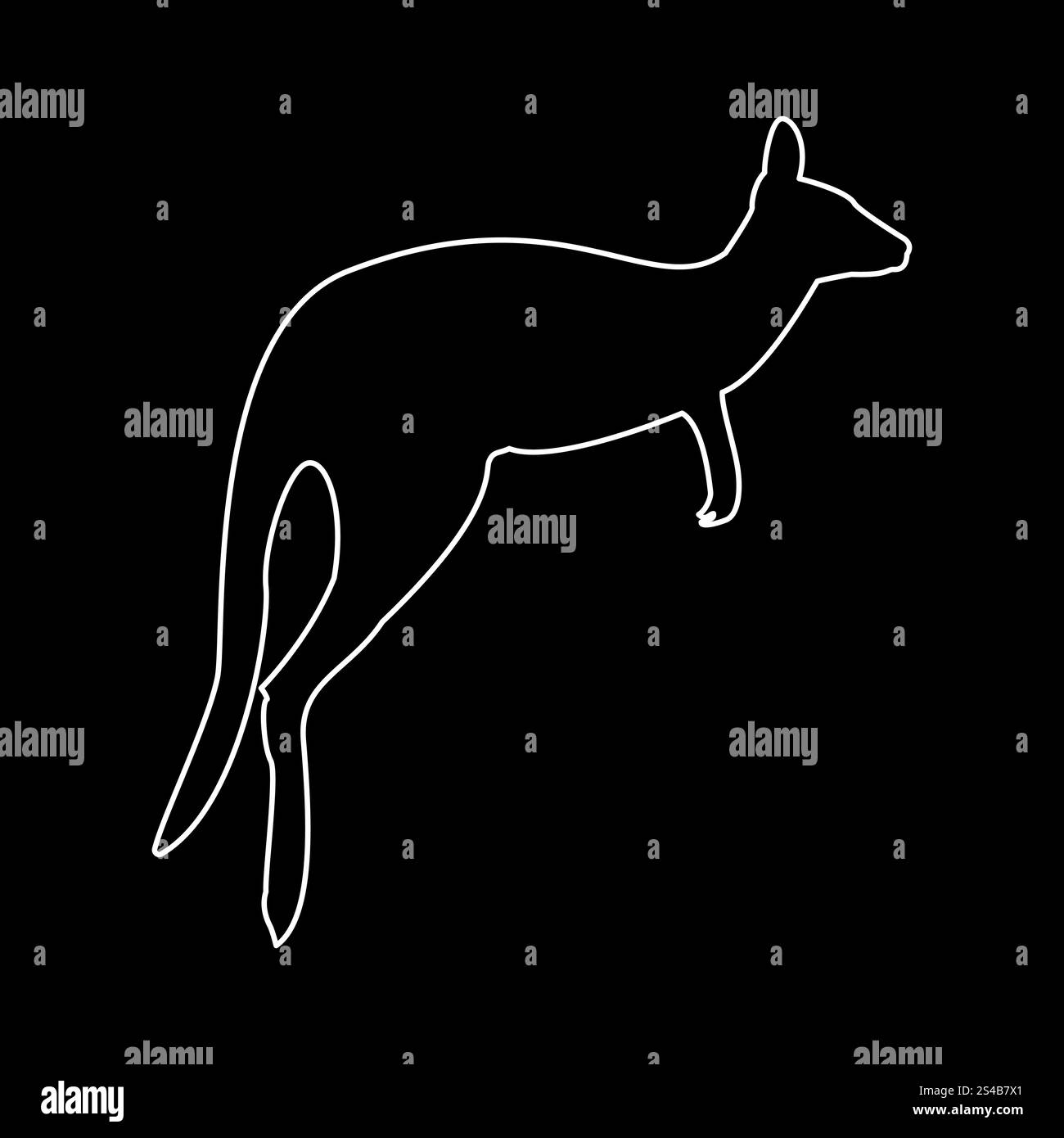 Kangaroo icon Stock Vector Image & Art - Alamy