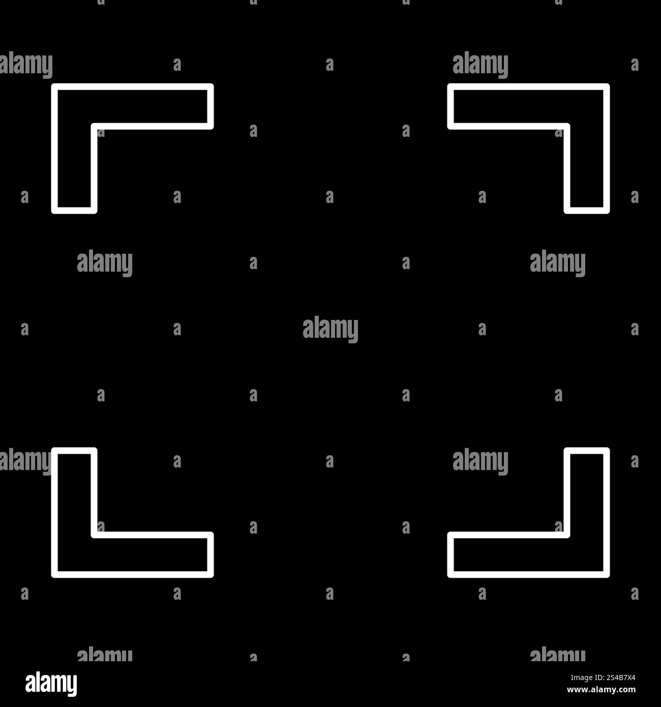 Symbol full screen icon Stock Vector Image & Art - Alamy