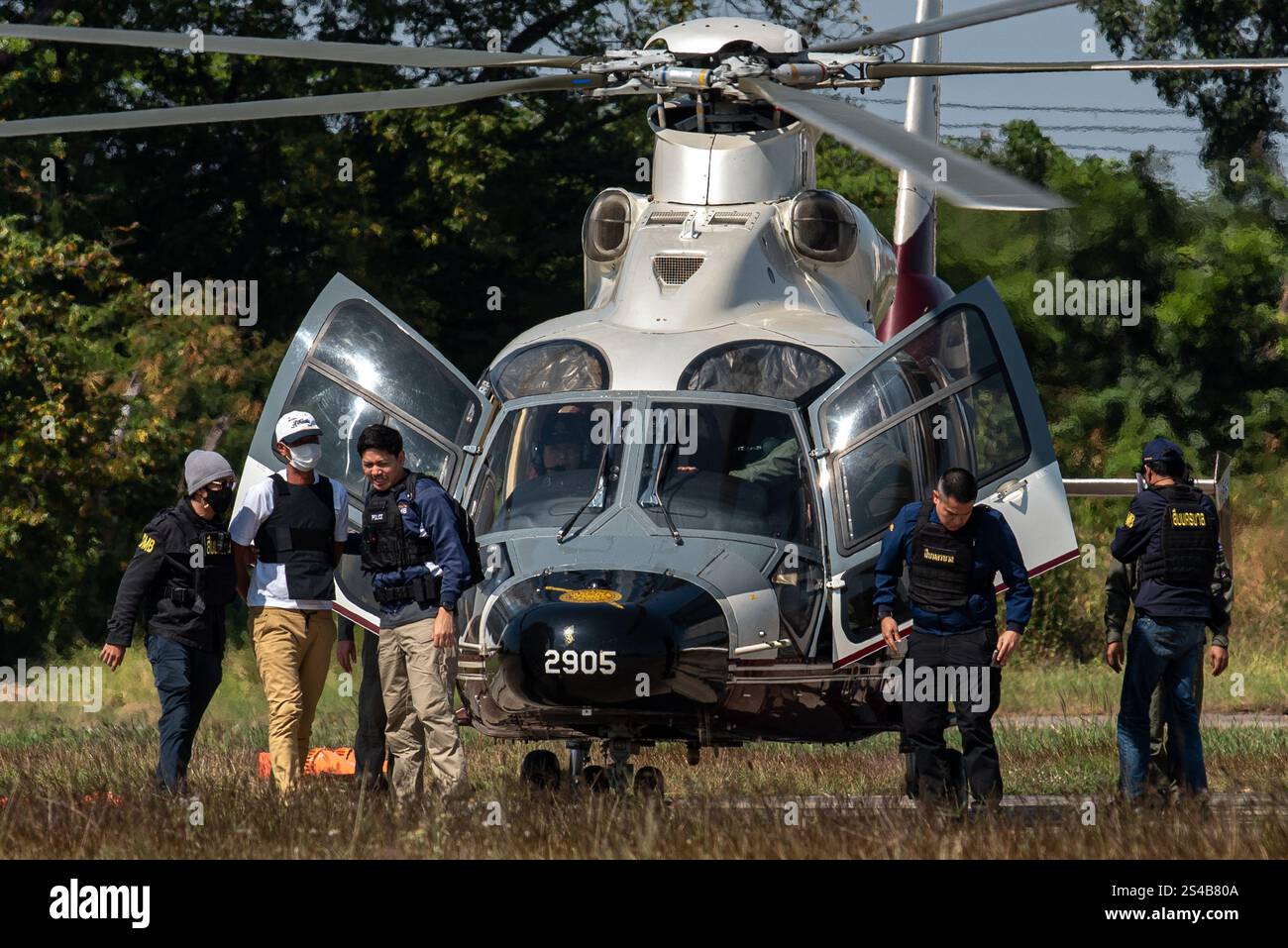 Bangkok, Thailand. 11th Jan, 2025. Ekalak Paenoi (White Cap), A Thai ...