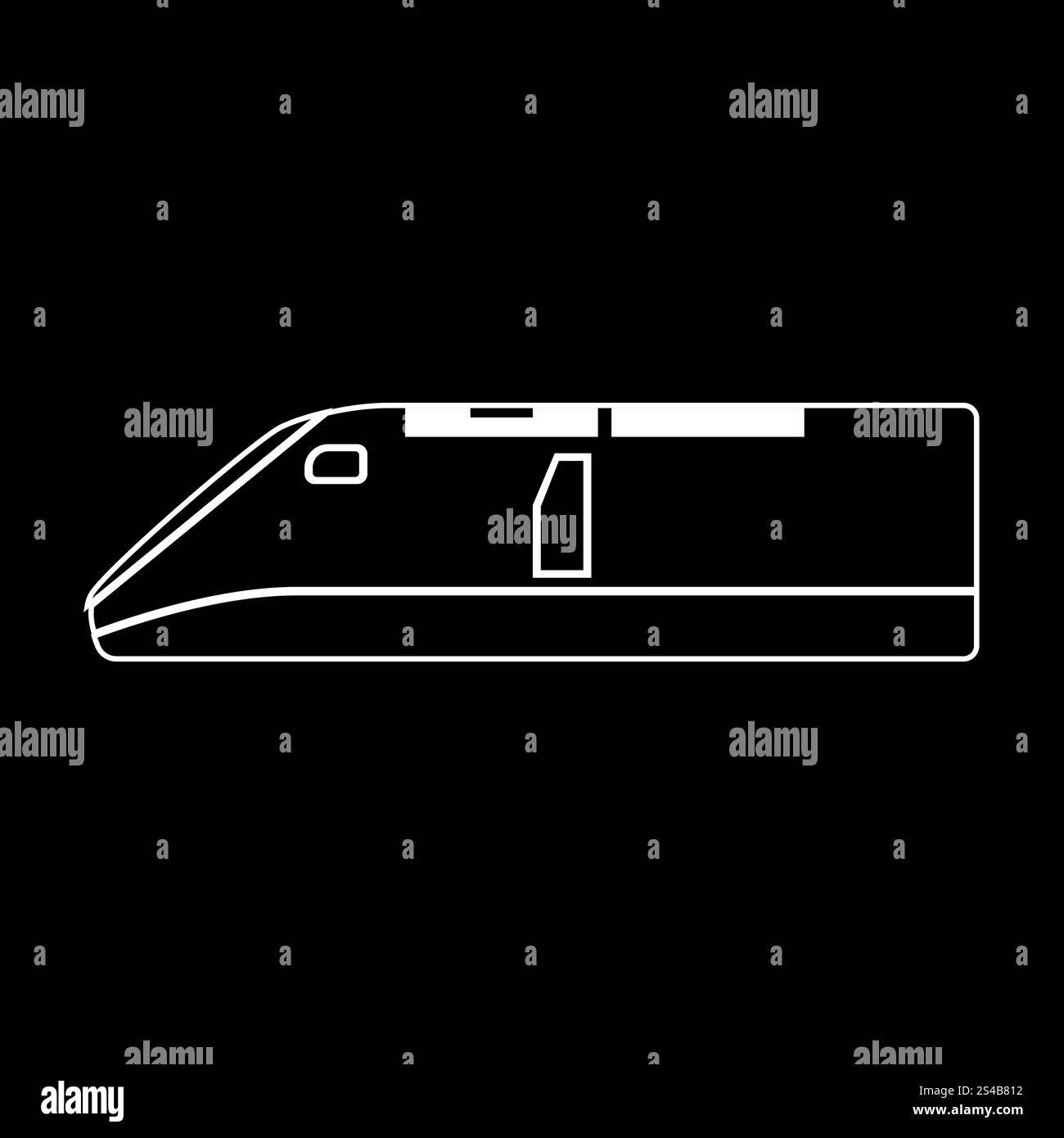 Speed train icon Stock Vector Image & Art - Alamy