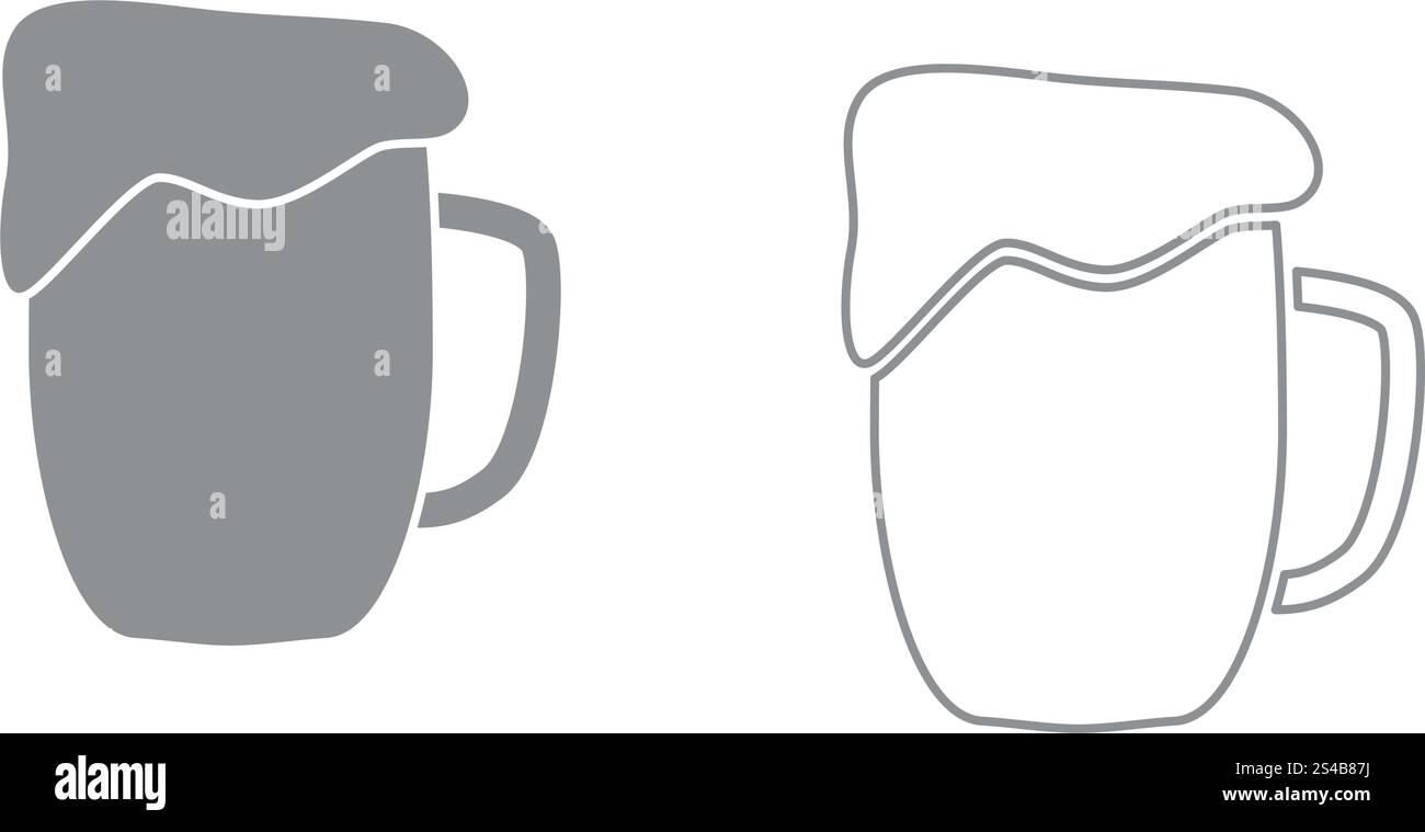 Half empty cup Stock Vector Images - Alamy