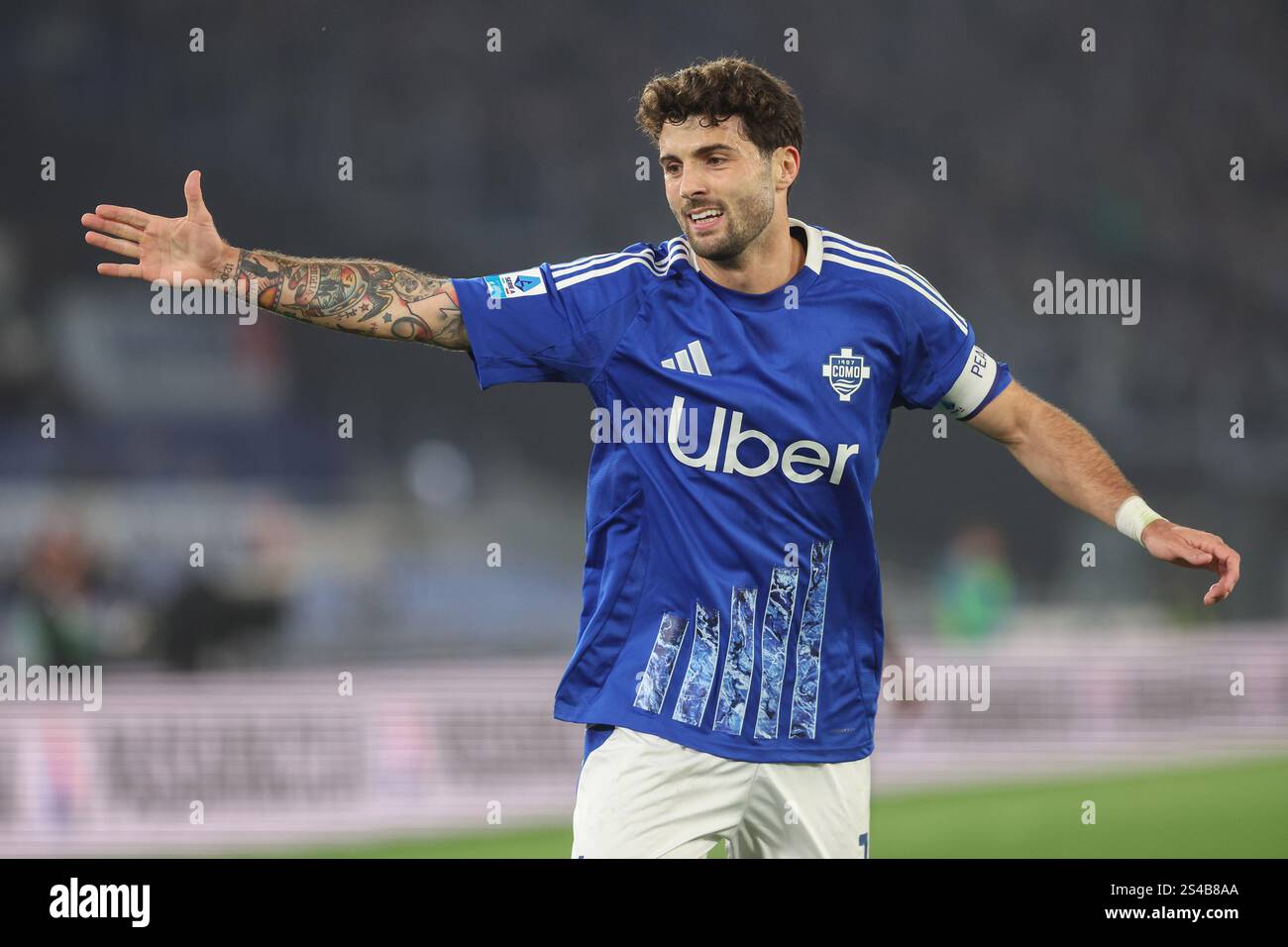 Rome, Italy. 10th Jan, 2025. Patrick Cutrone of Como during Italian ...