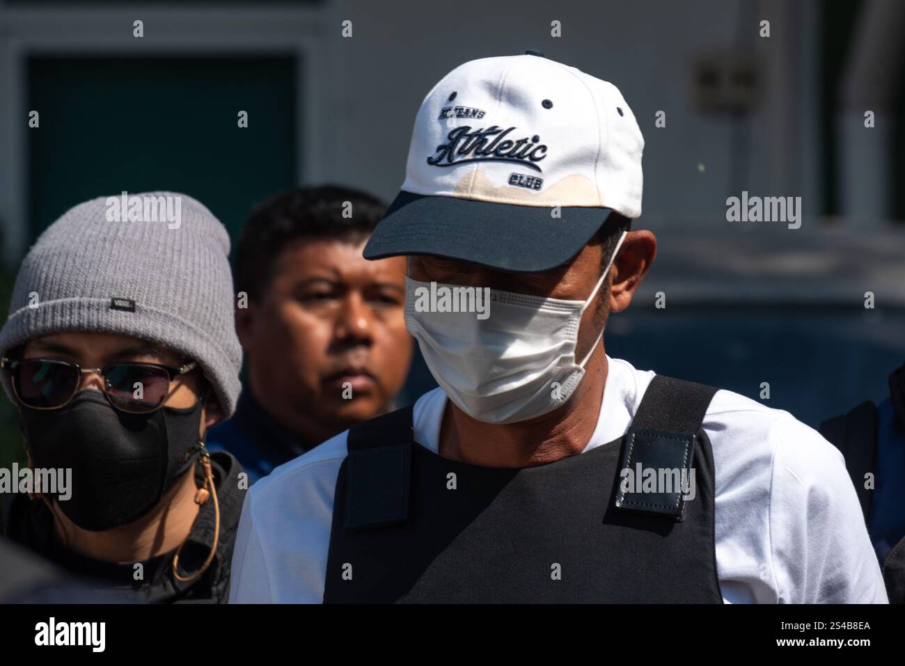 Bangkok, Thailand. 11th Jan, 2025. Ekalak Paenoi (White Cap), A Thai ...