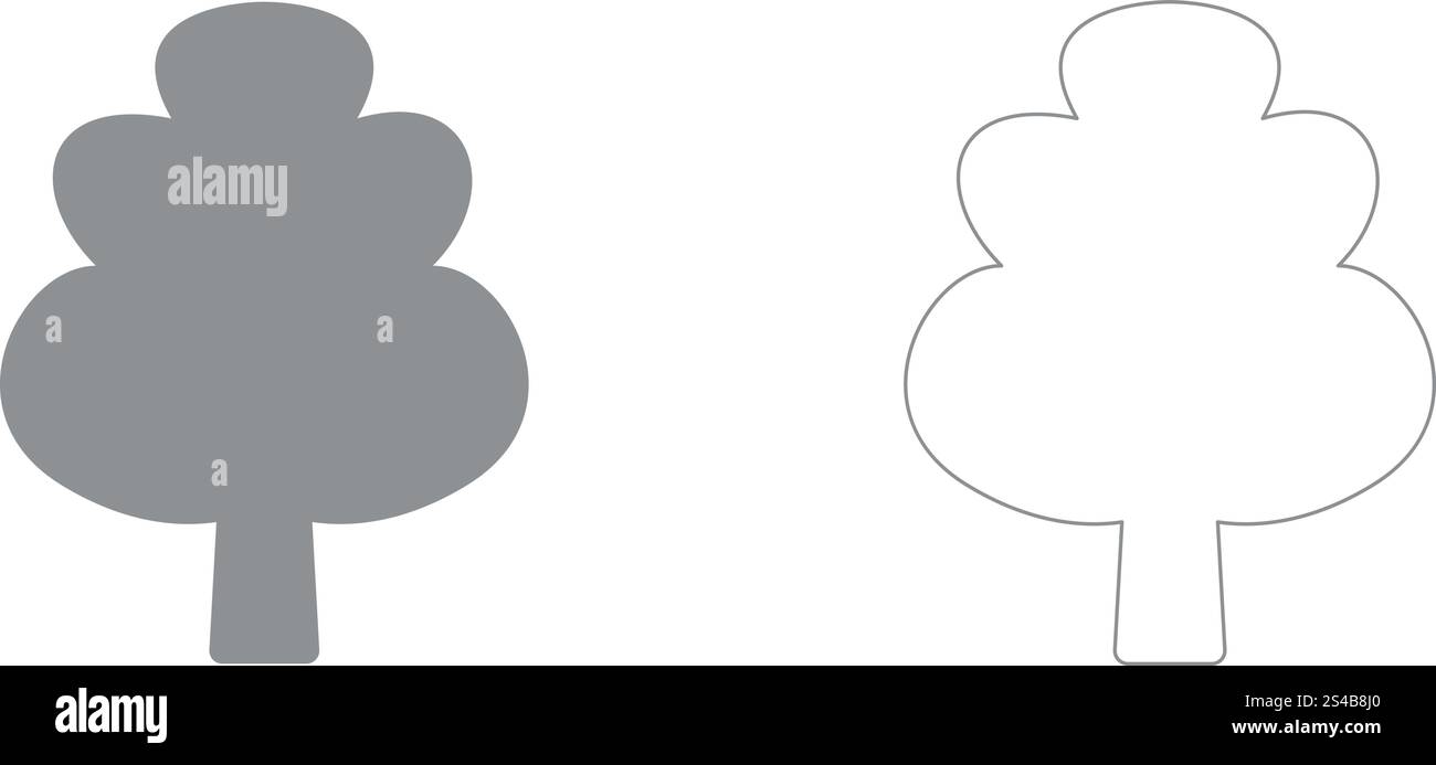 Tree icon Stock Vector Image & Art - Alamy