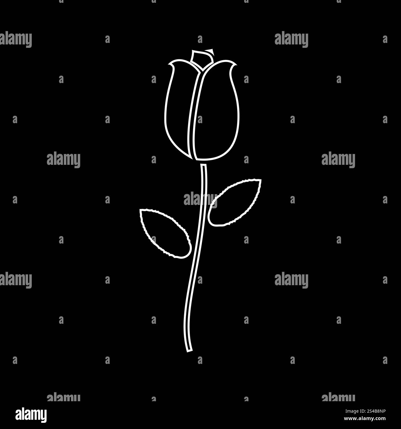 Rose icon Stock Vector Image & Art - Alamy