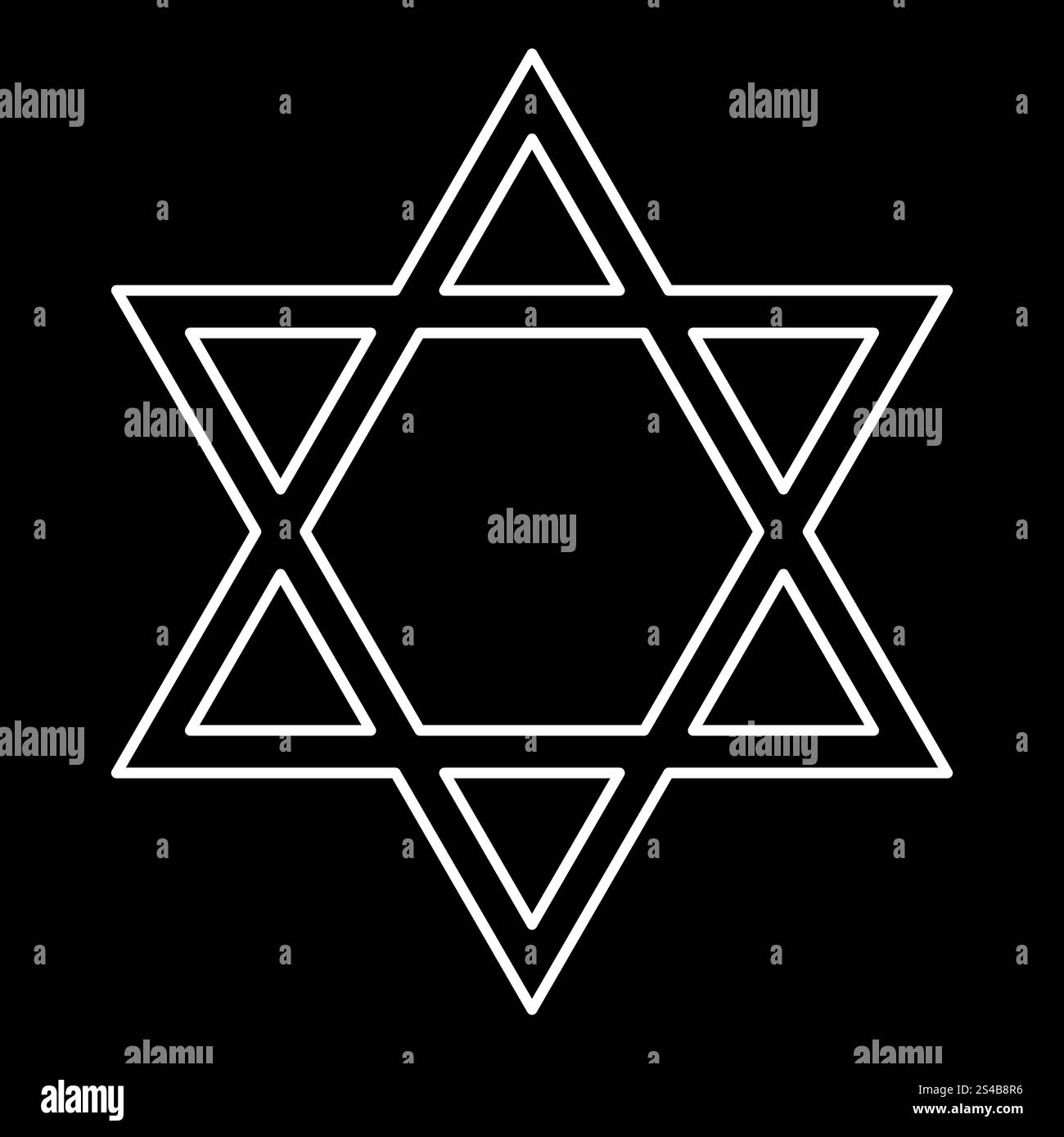 Jewish star of David icon Stock Vector Image & Art - Alamy