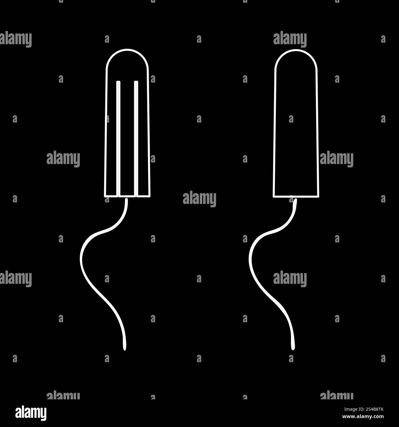 Women hygiene tampons icon Stock Vector Image & Art - Alamy