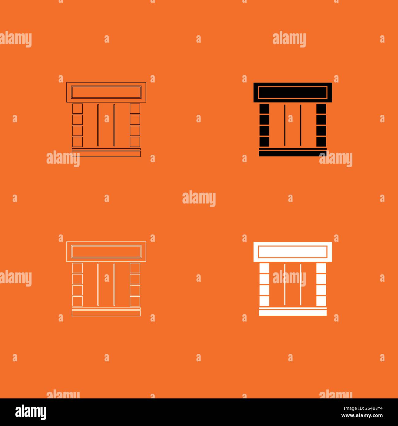 Shopfront icon Stock Vector Image & Art - Alamy