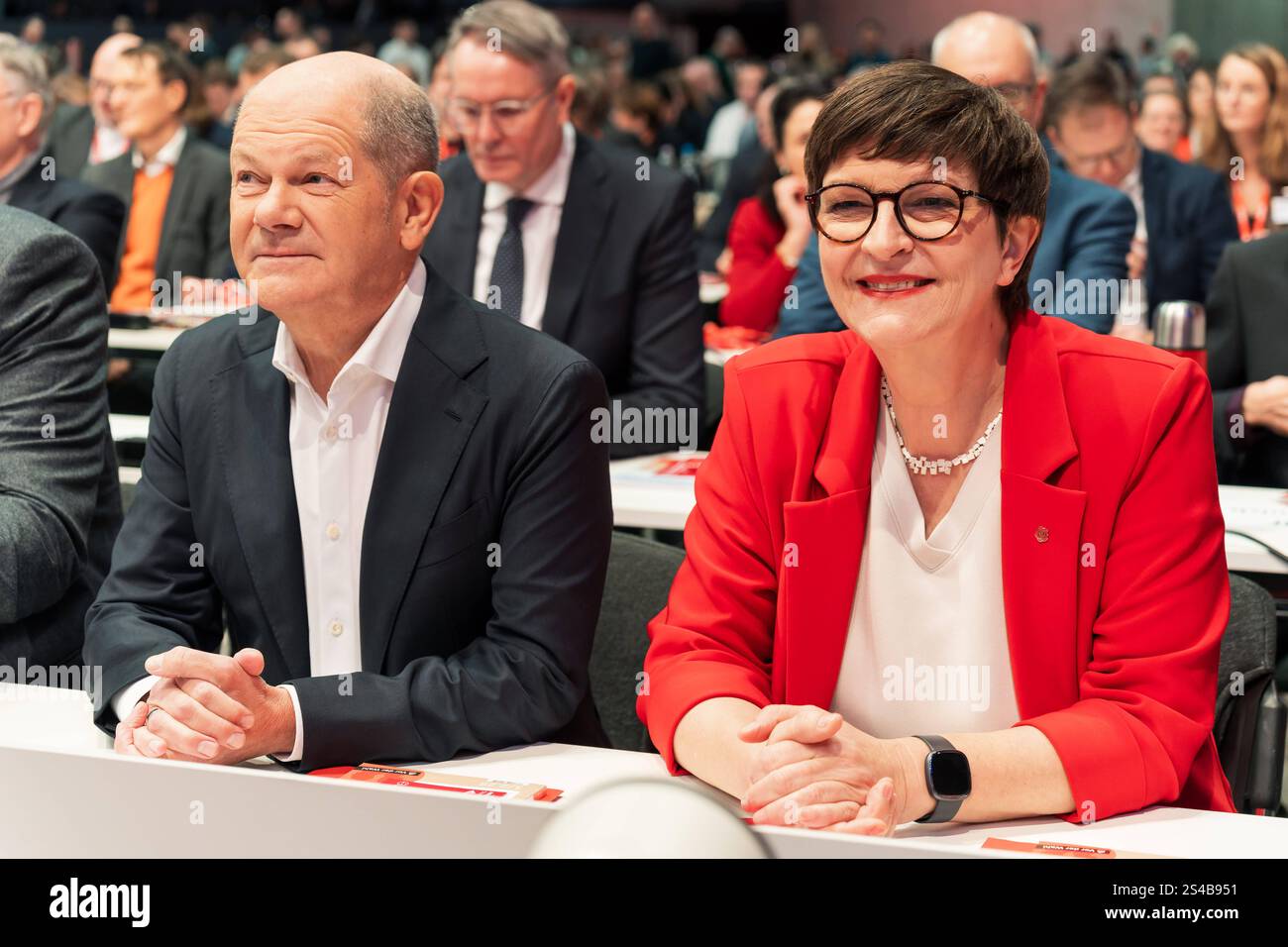 11.01.2025,Berlin,außerordentlicher Bundesparteitag der SPD im CityCube ...