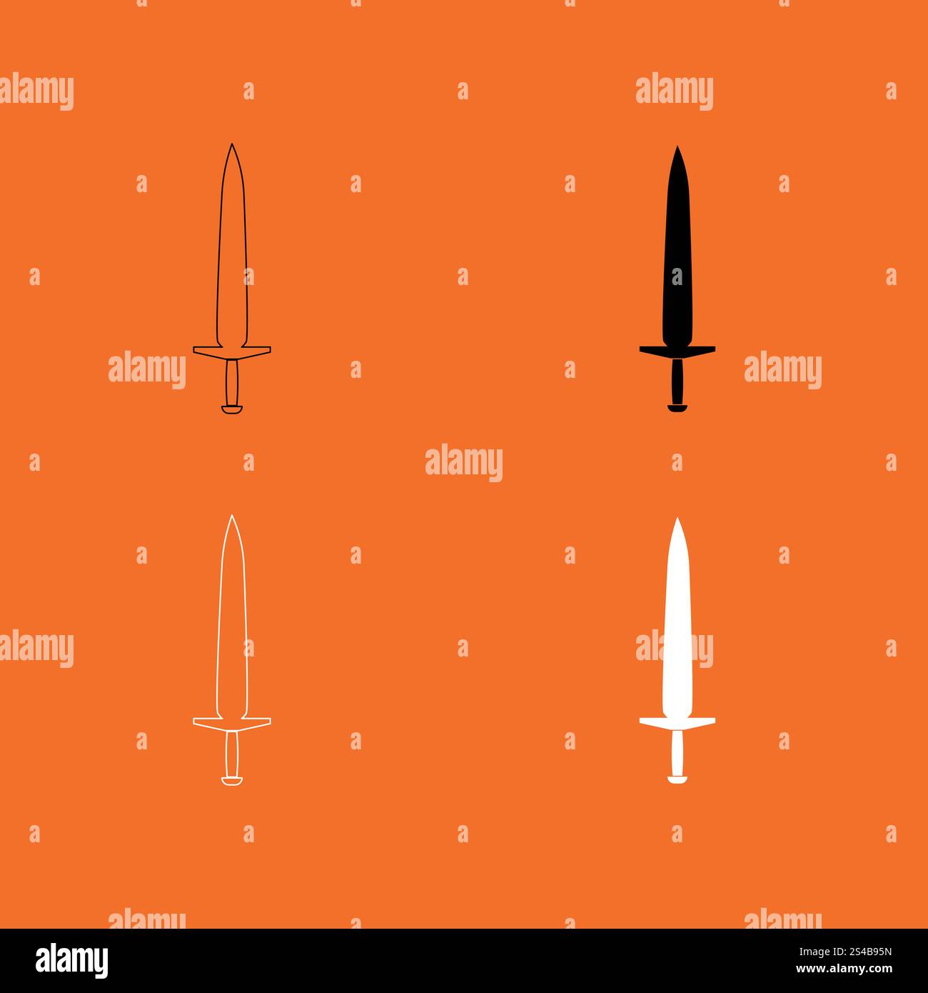 Simple sword icon Stock Vector Image & Art - Alamy