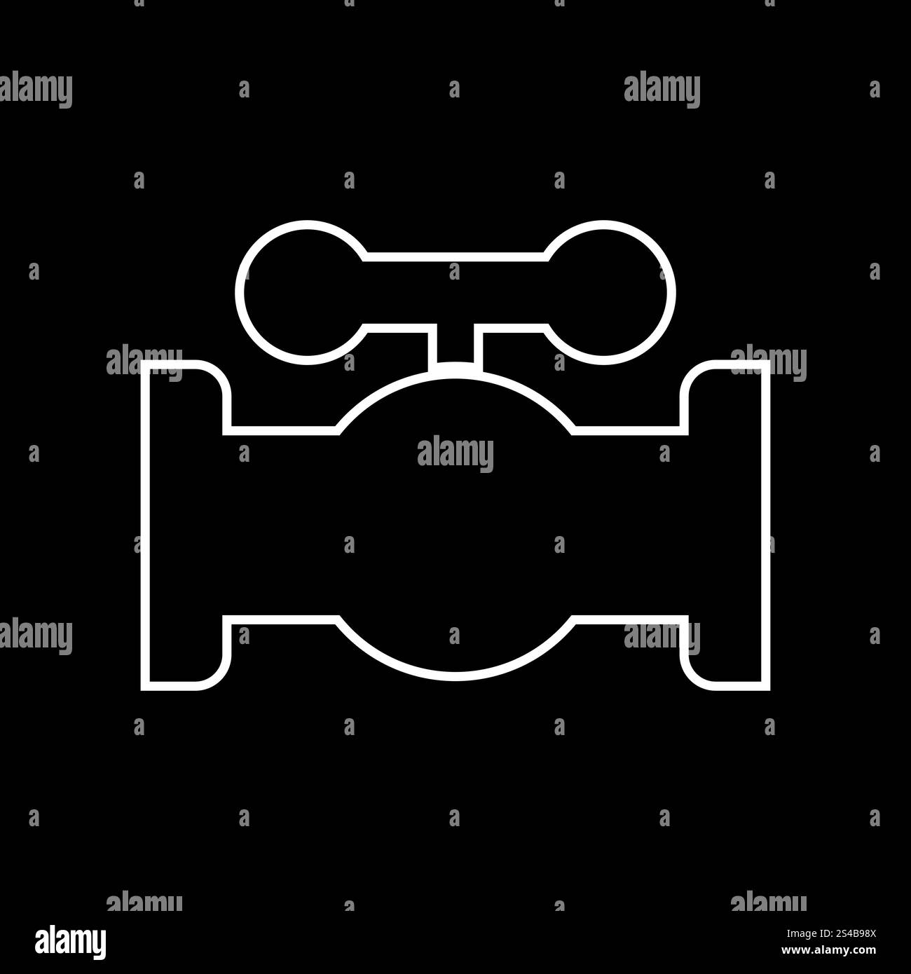 Valve white icon Stock Vector Image & Art - Alamy