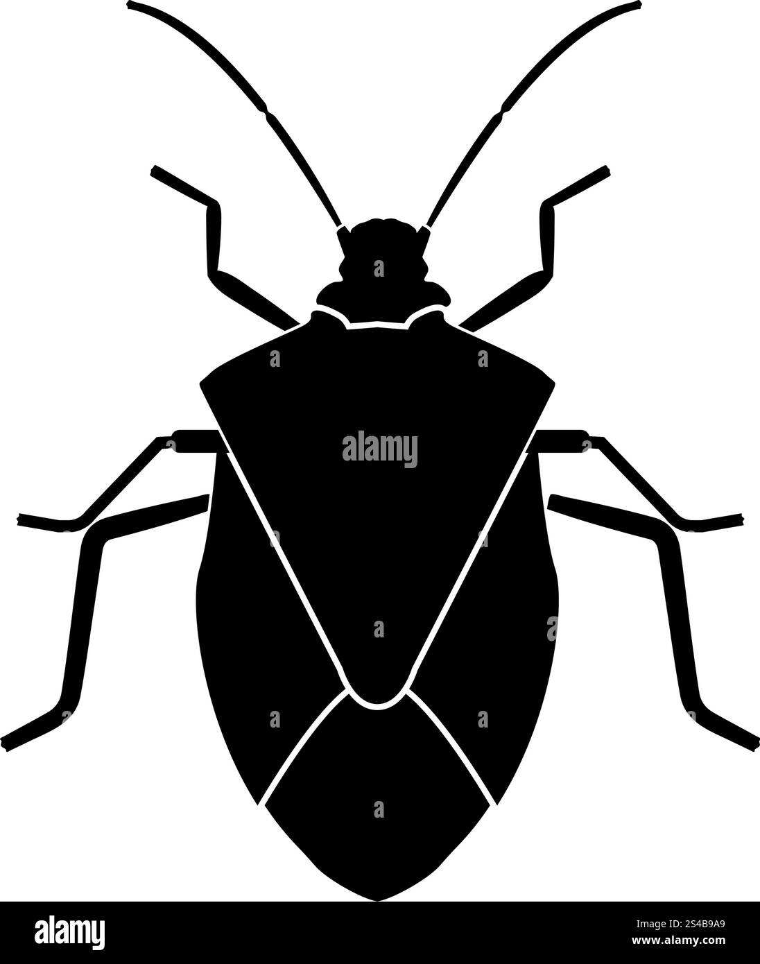 Bug black icon Stock Vector Image & Art - Alamy