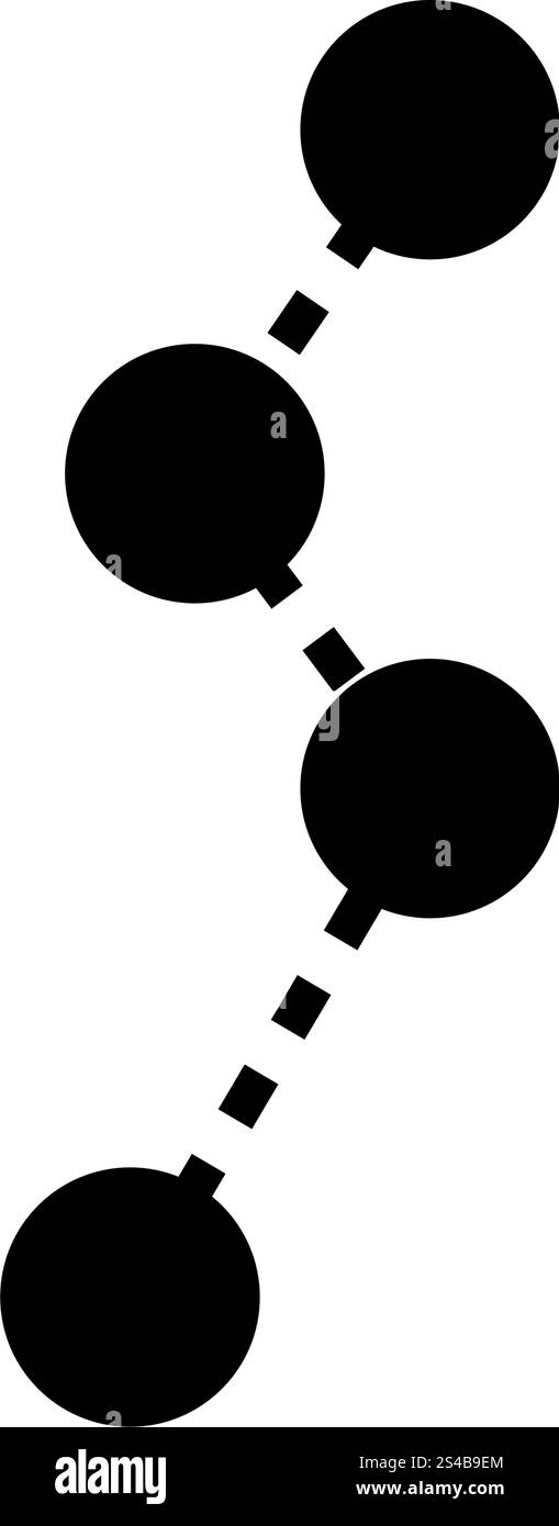 Route black icon Stock Vector Image & Art - Alamy