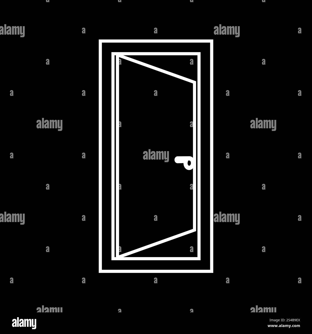 Door icon Stock Vector Image & Art - Alamy