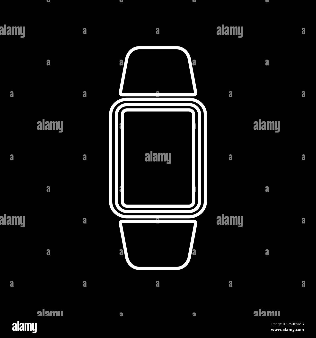 Digital hand clock icon Stock Vector Image & Art - Alamy