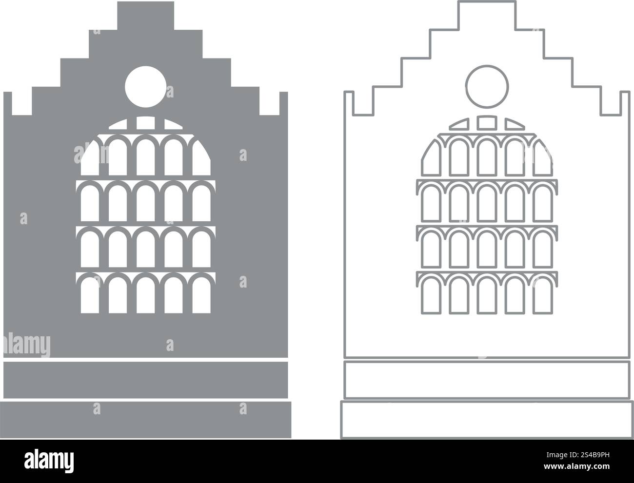 Church building grey set icon Stock Vector Image & Art - Alamy