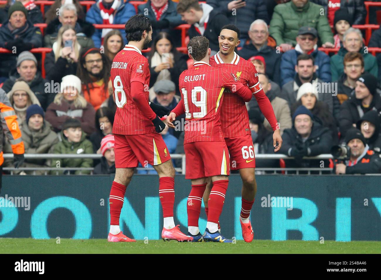 Liverpool, UK. 11th Jan, 2025. Trent Alexander-Arnold of Liverpool (66 ...