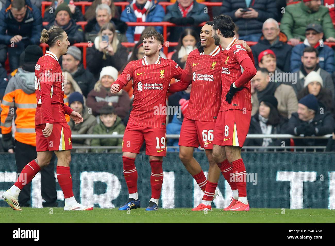 Liverpool, UK. 11th Jan, 2025. Trent Alexander-Arnold of Liverpool (66 ...