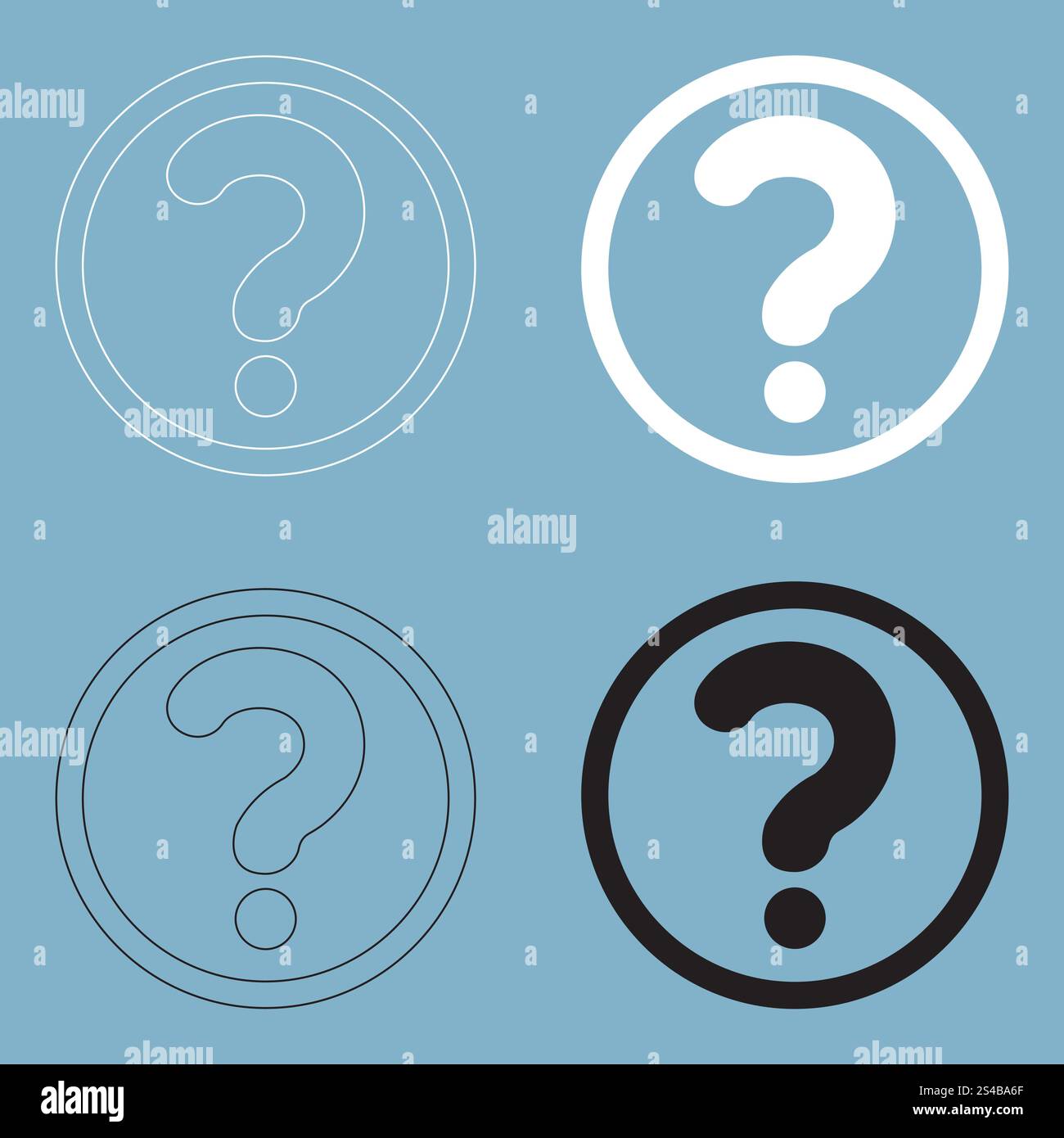 Question mark in a circle icon .. Question mark in a circle icon Stock ...