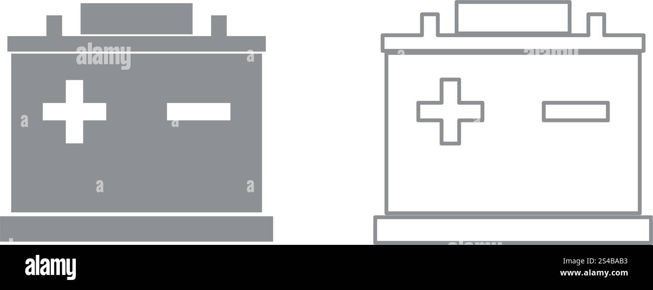 Car battery icon Stock Vector Image & Art - Alamy