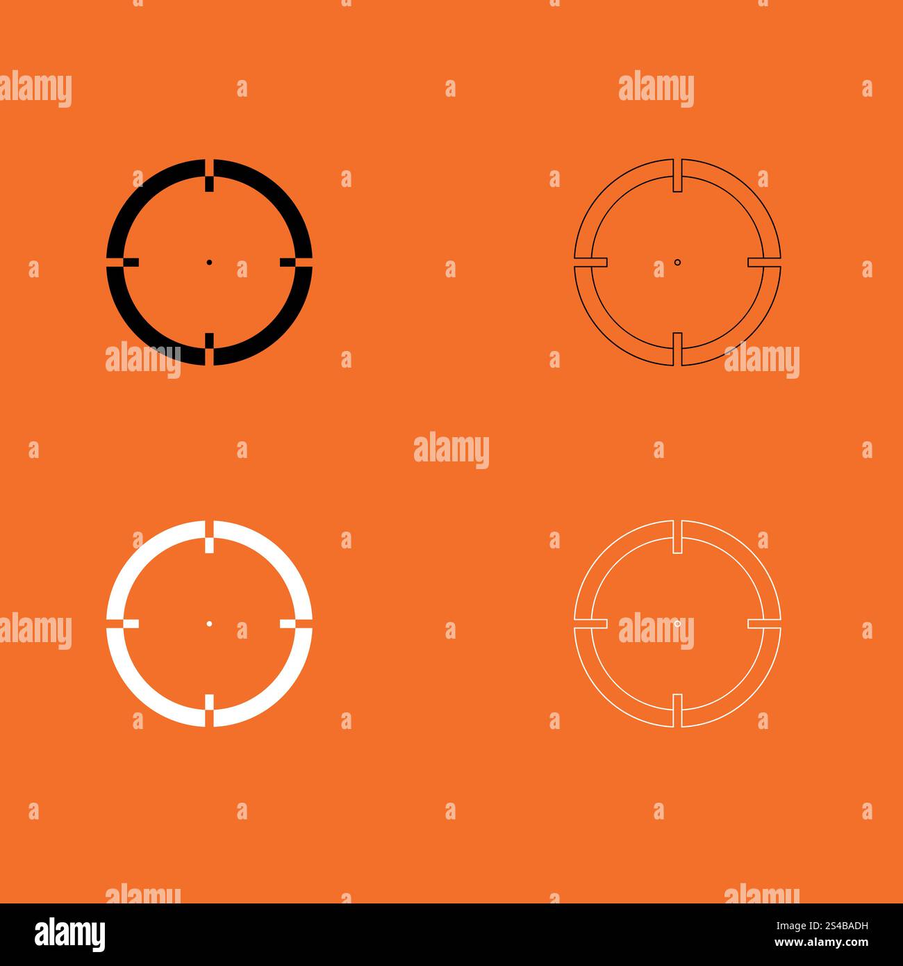 Sight set icon Stock Vector Image & Art - Alamy
