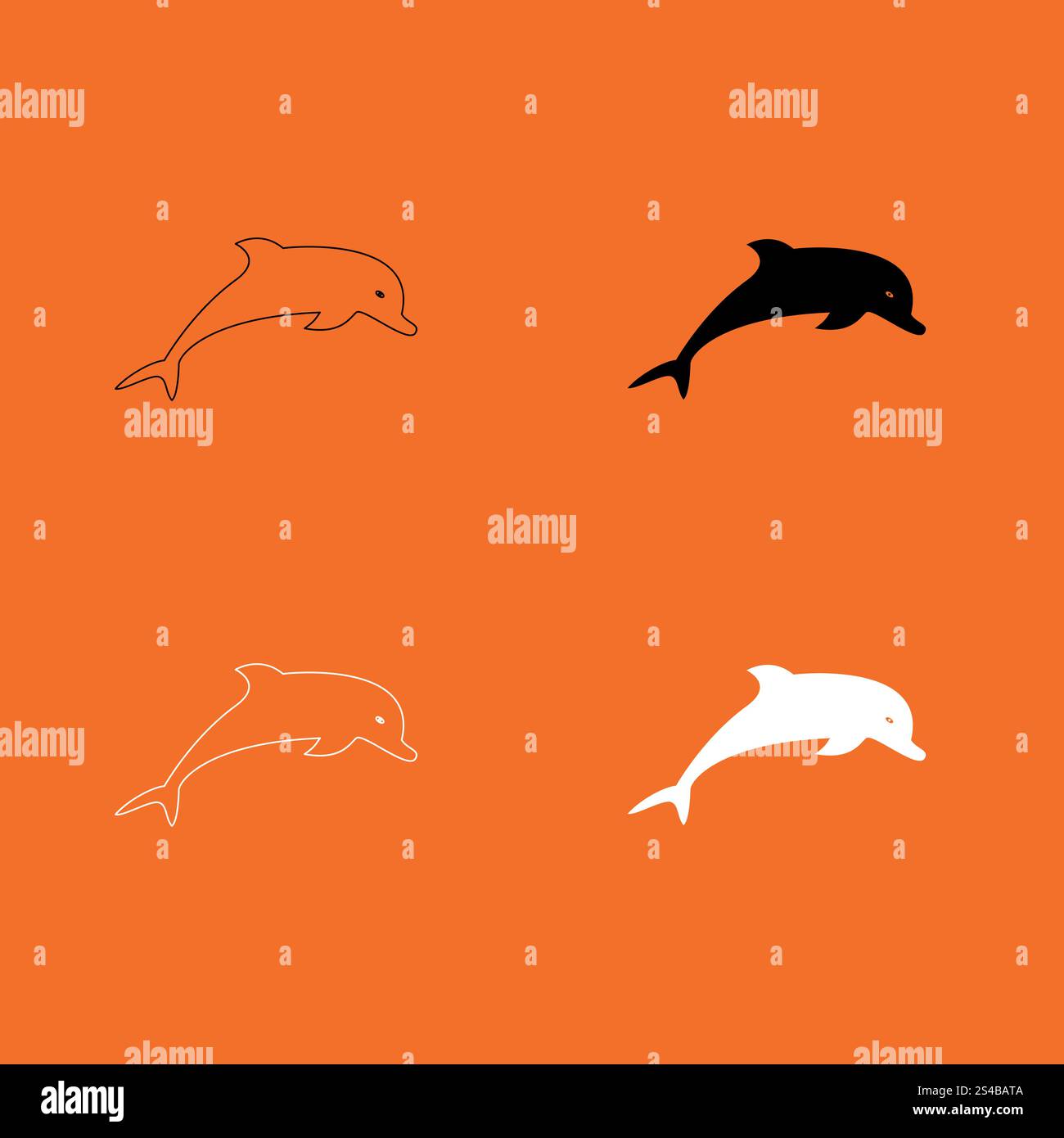 Dolphin icon Stock Vector Image & Art - Alamy
