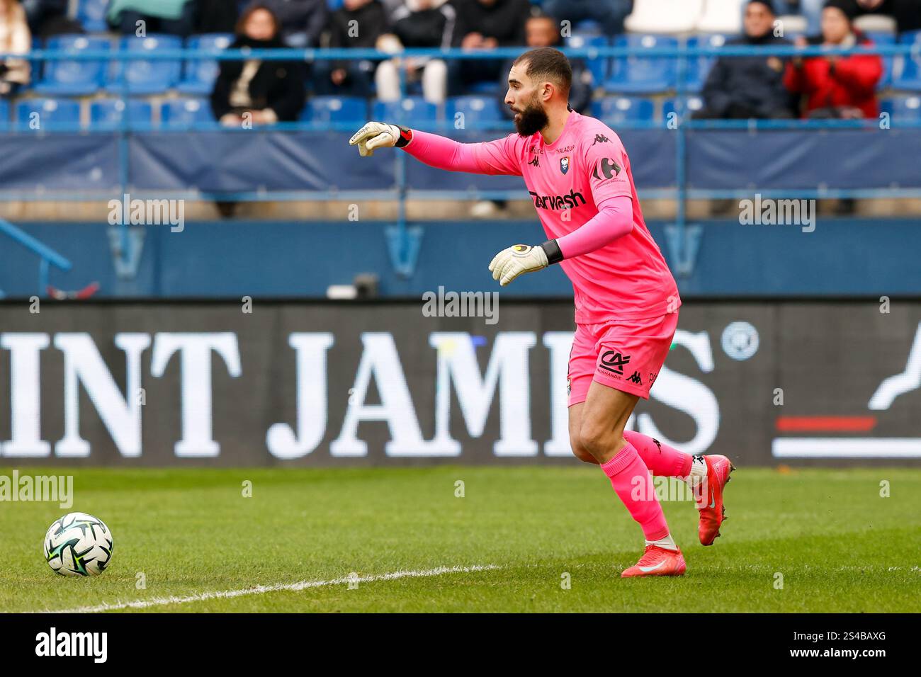 01 Anthony MANDREA (smc) during the Ligue 2 BKT match between Caen and ...