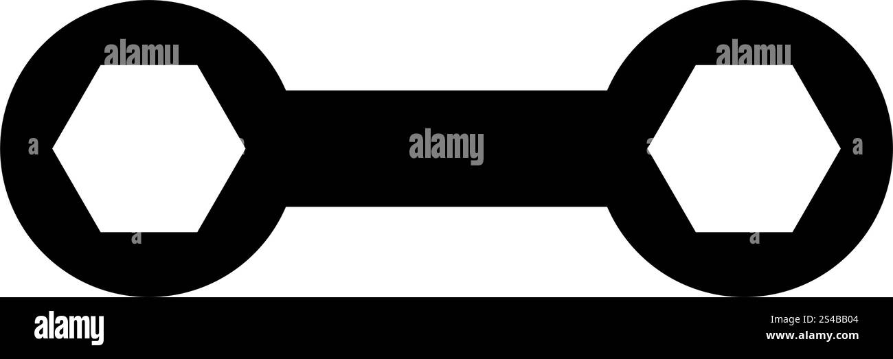 Spanner black icon Stock Vector Image & Art - Alamy