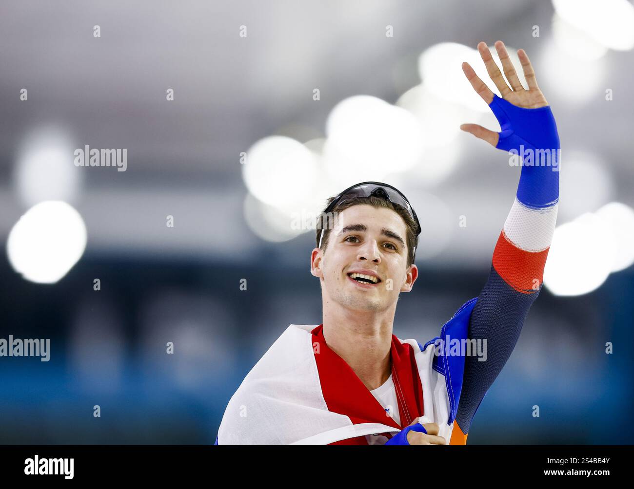 HEERENVEEN - Jenning De Boo (Netherlands) reacts after winning the ...