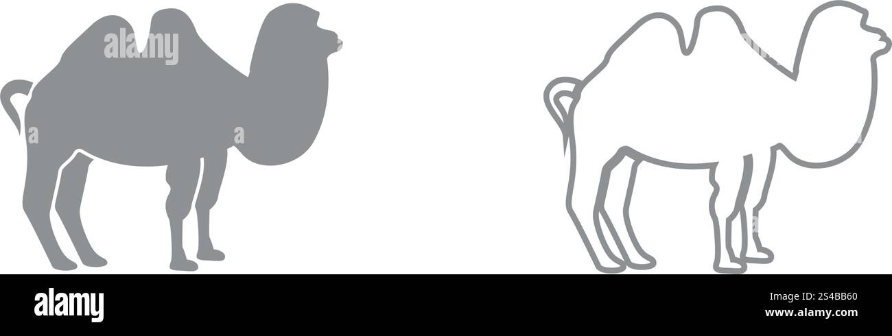 Camel grey set icon Stock Vector Image & Art - Alamy